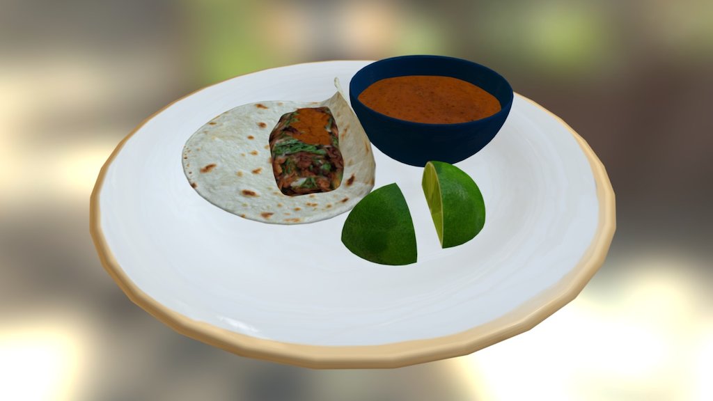 Taco - 3D model by alexnoiseless [834ec21] - Sketchfab