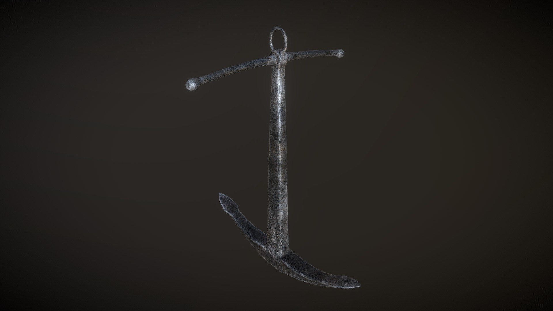 Rusty Anchor - 3D model by CSJ STUDIO (@csjstudio) [834ec3c] - Sketchfab