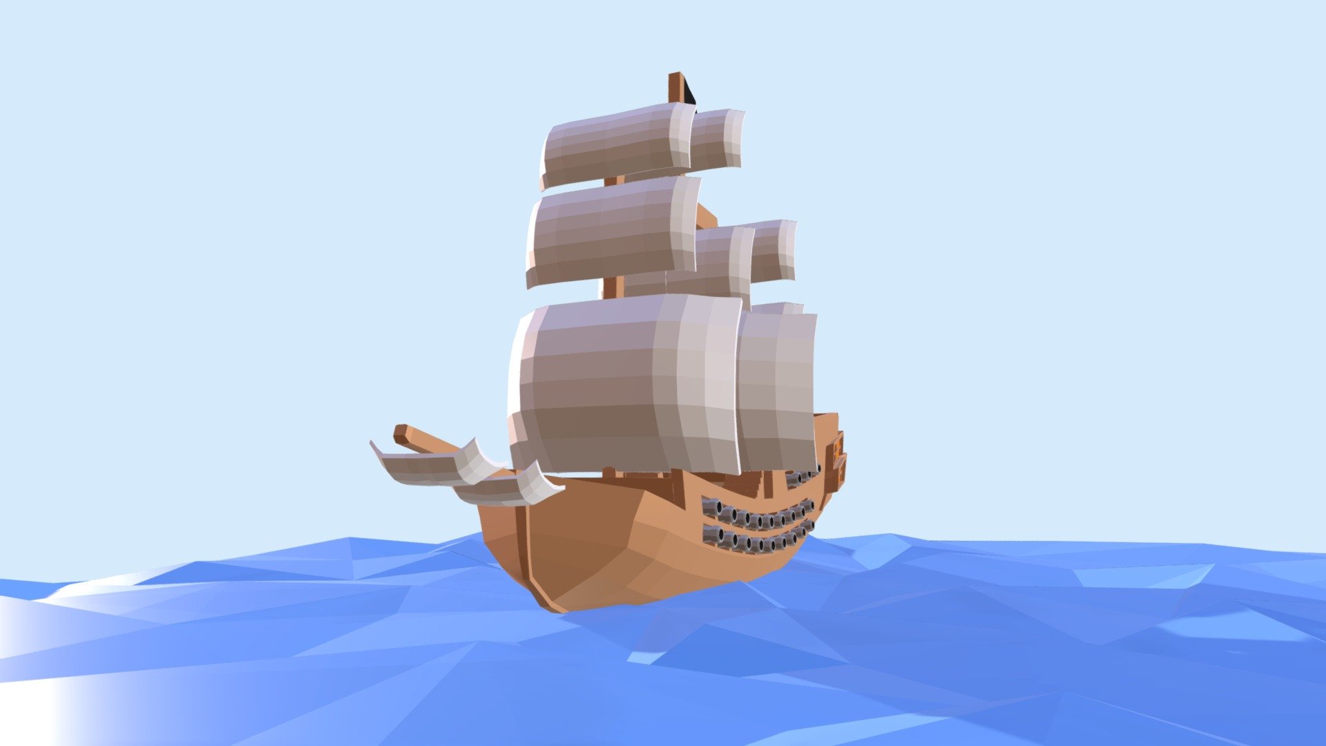 Pirate Ship - Download Free 3D model by dartuchiwa [834ed05] - Sketchfab