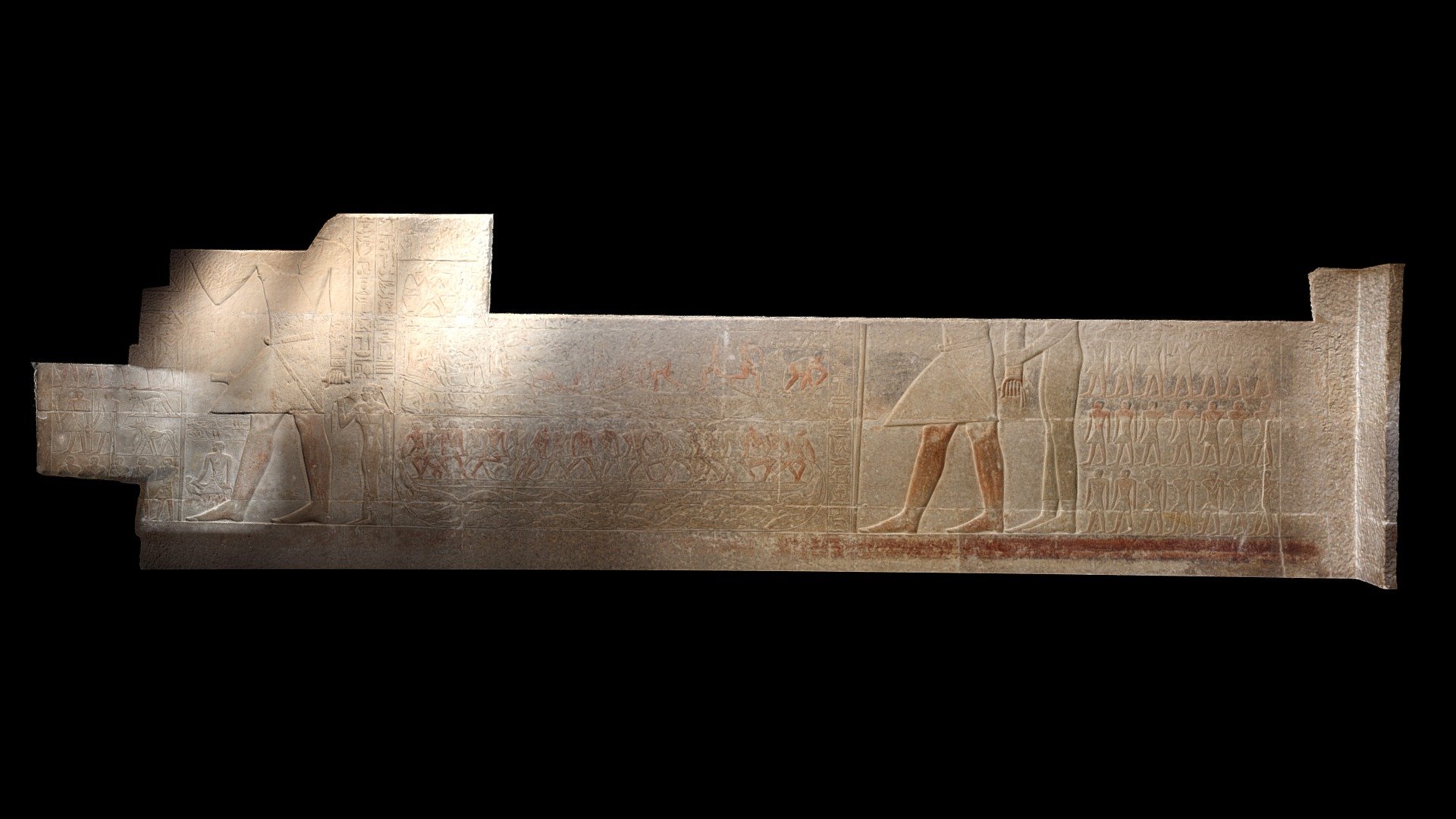 Tomb of Mereruka, East Wall, Chamber A4 - Download Free 3D model by ...