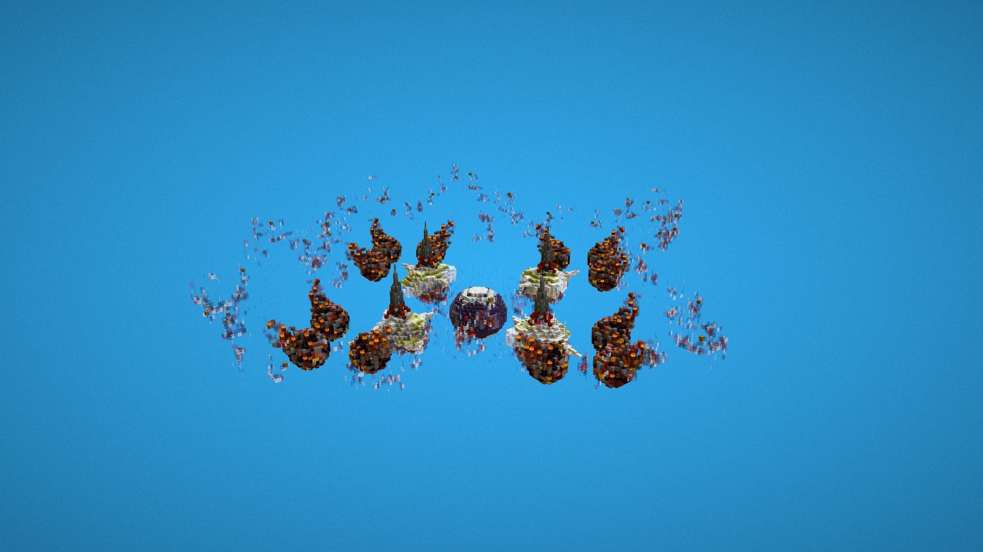 SkyWars Space - 3D model by RedBox Minecraft Studio (@KlashRaick ...