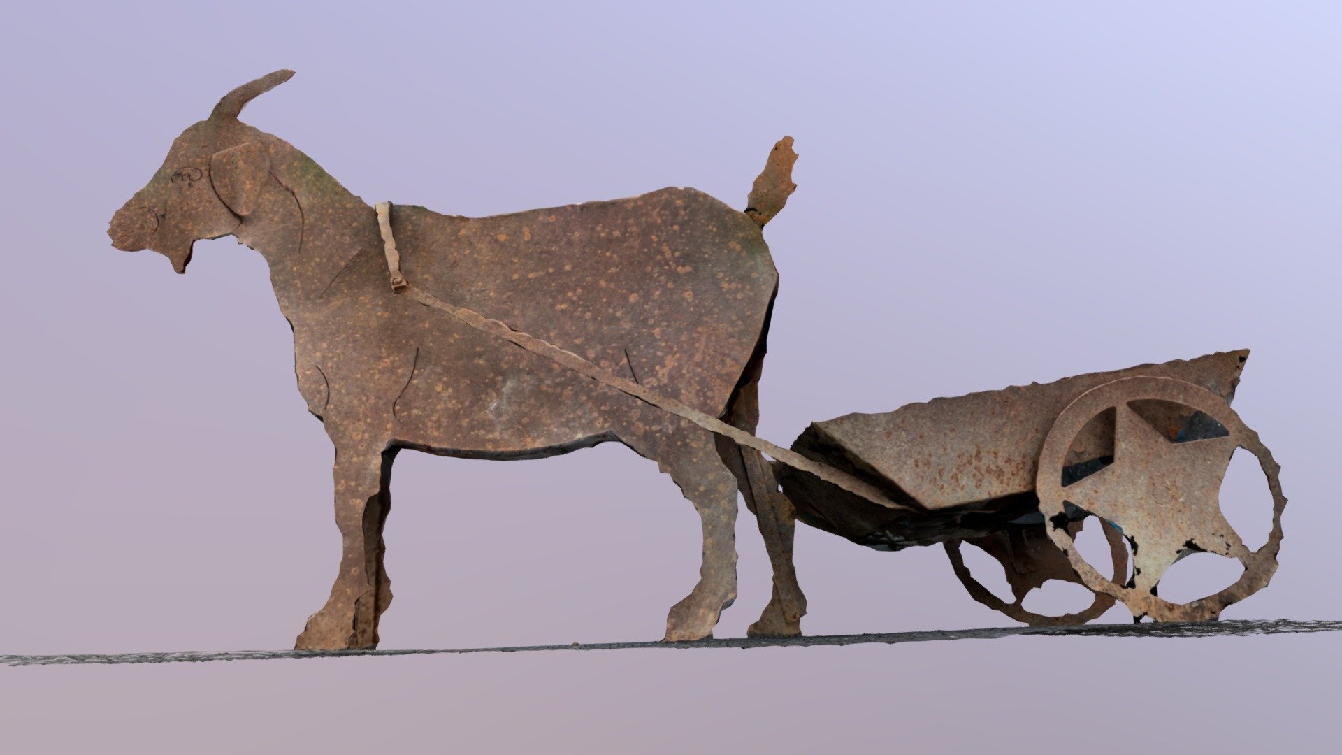 Day 074: Iron Goat Cart - Download Free 3D model by uttamg911 [8350f6f ...