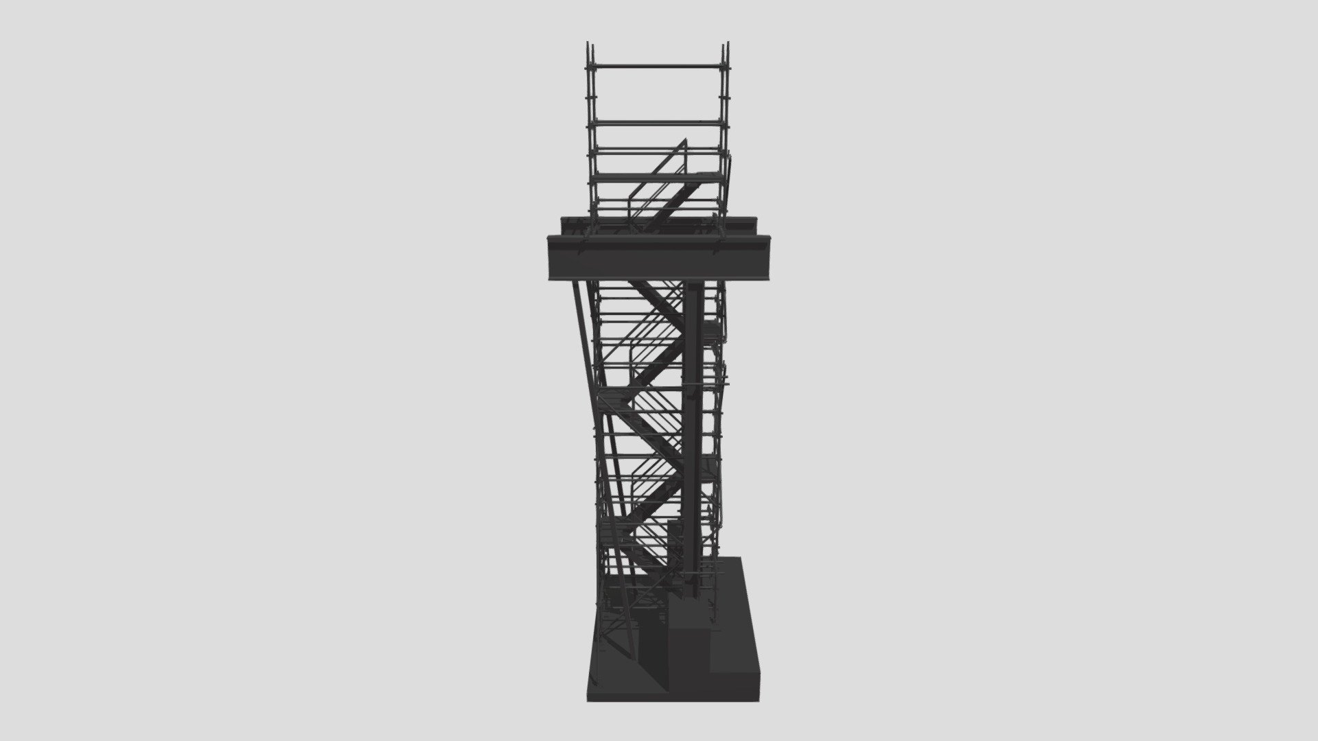 (BUILTY ATLASSIAN) - HOARDING ALLOY STAIR - 3D model by Noflash ...