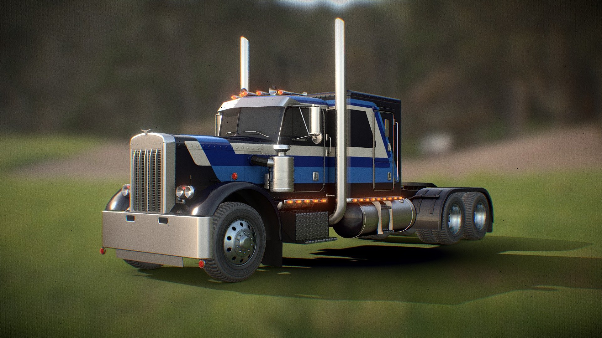 Peterbilt 381 - BIG RIG Racing - 3D model by ya.iljinser [8352eb9 ...