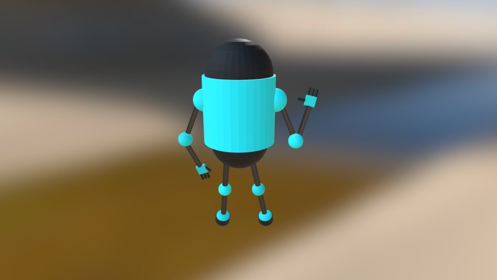 Robot - Download Free 3D model by ezrallivant [8354b20] - Sketchfab
