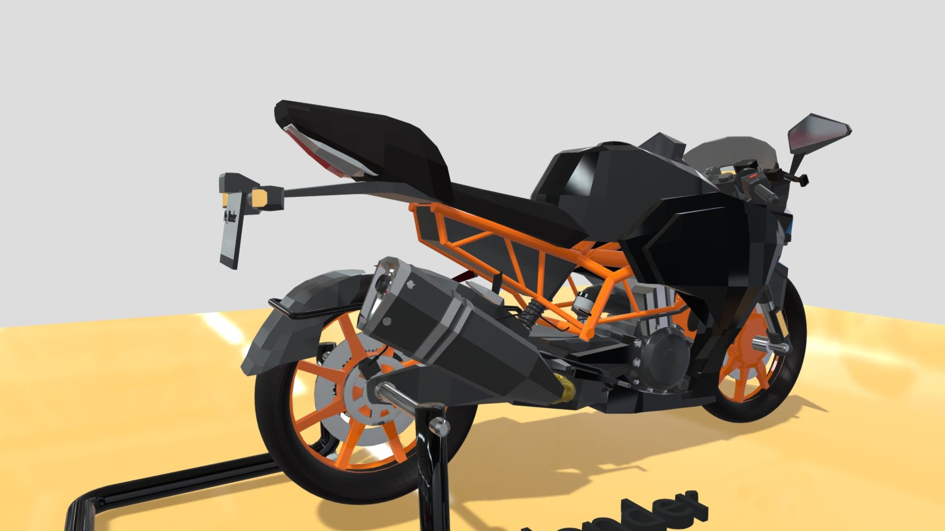 Ktm Rc390 - 3D model by me_blender [8355db7] - Sketchfab