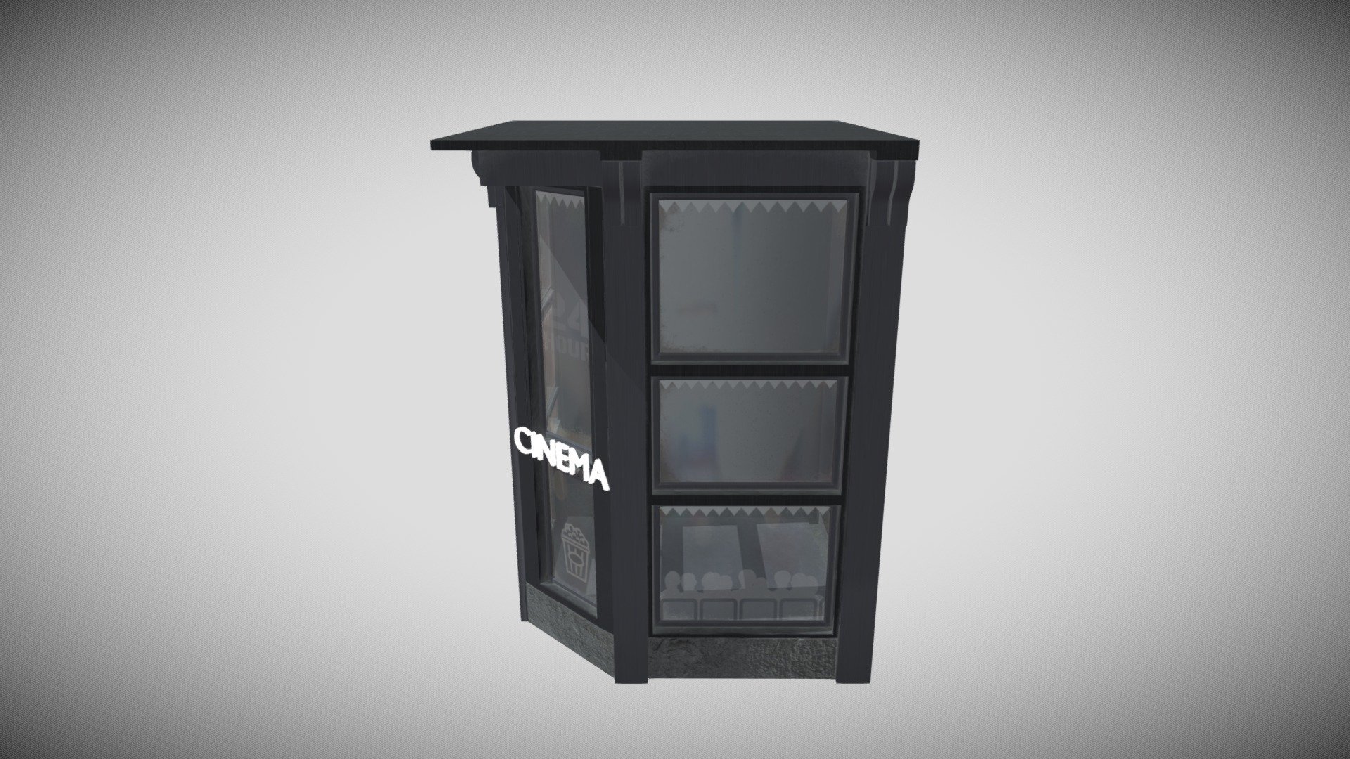 Retro Cinema - 3D model by arianesimardleduc [83565ee] - Sketchfab
