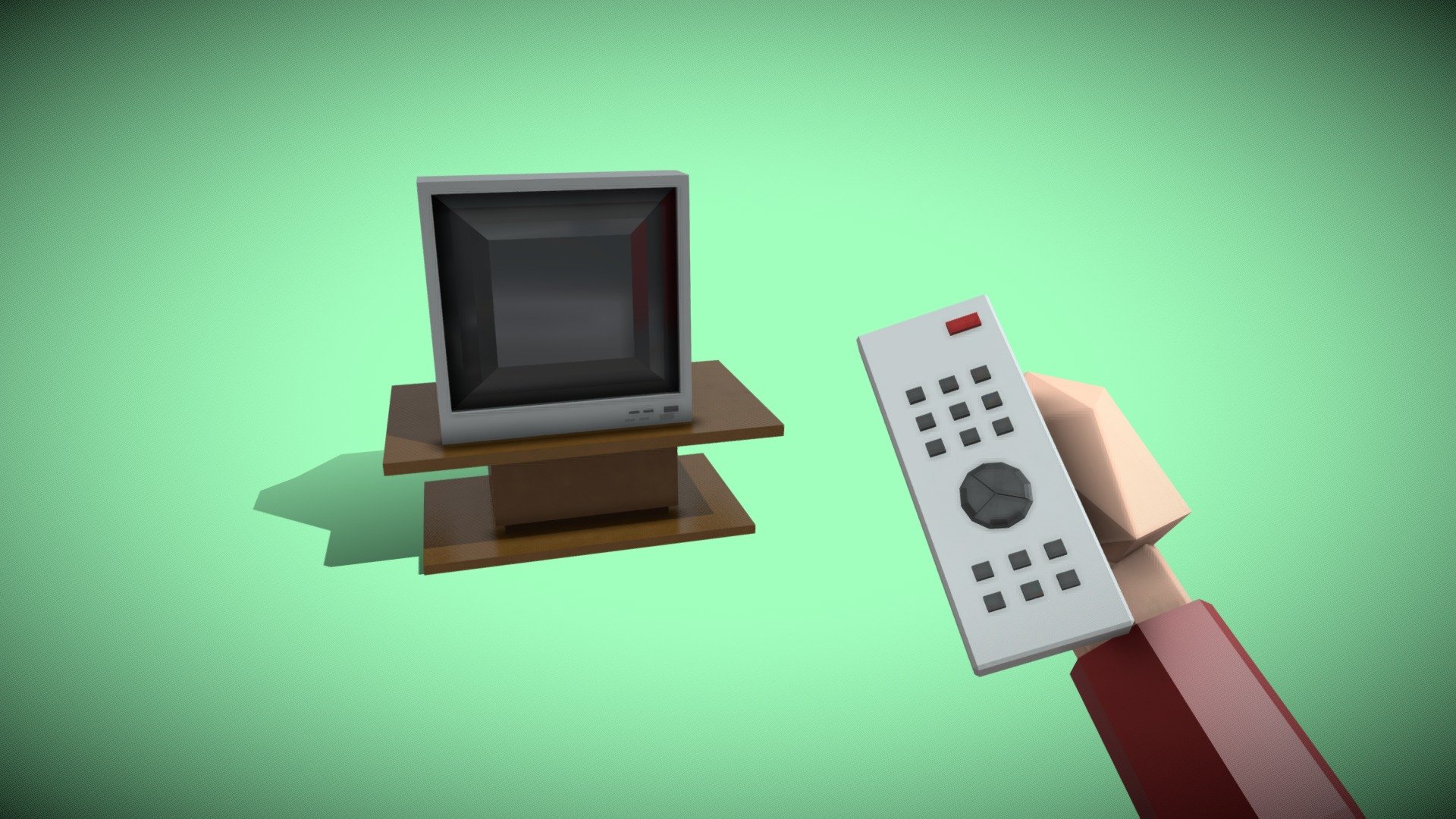 The 'Power' of Television - 3D model by Sam Claydon (@sclaydon ...
