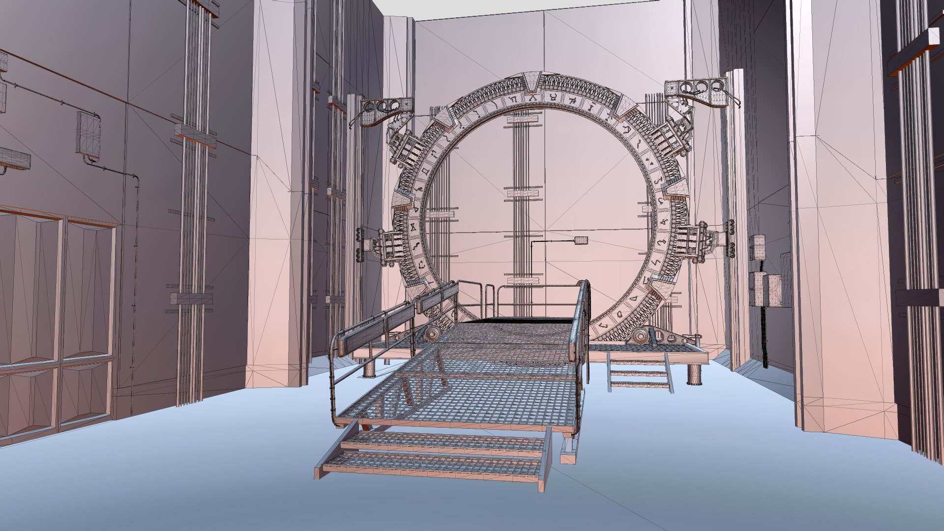 Stargate SG1 GateRoom - 3D model by reallifeglitch [83571ca] - Sketchfab