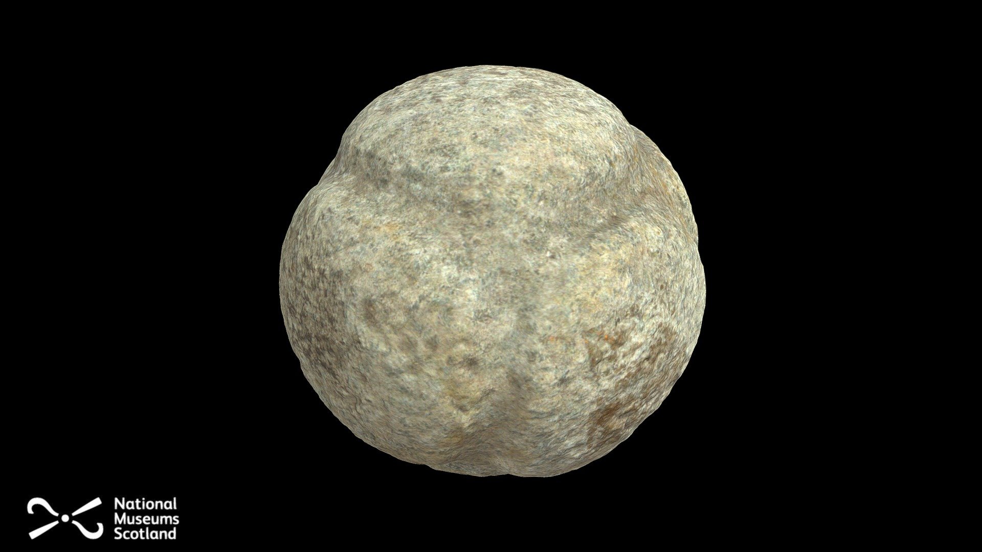 Carved Stone Ball, Dunadd Fort, Scotland - 3D model by National Museums ...