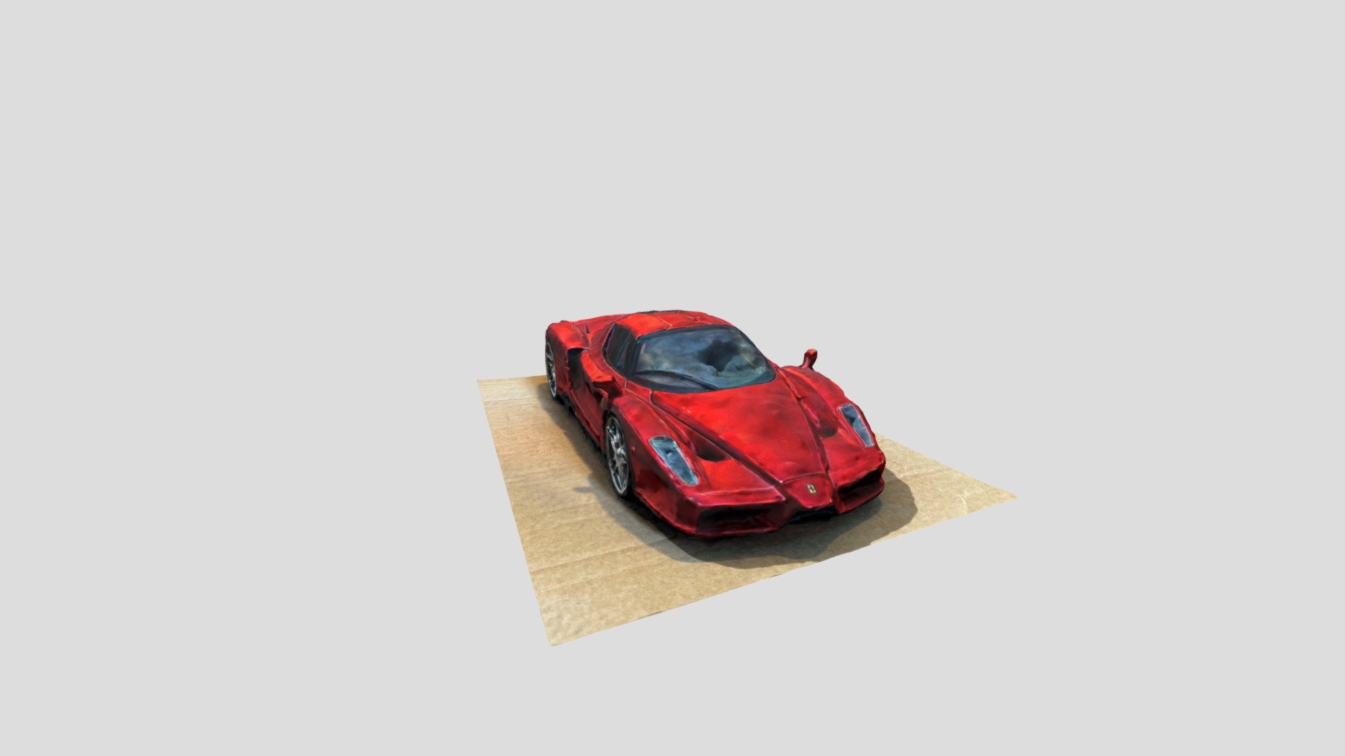 Red Ferrari Enzo Model Car Super Car - 3D model by Bananahood [835ad1c ...