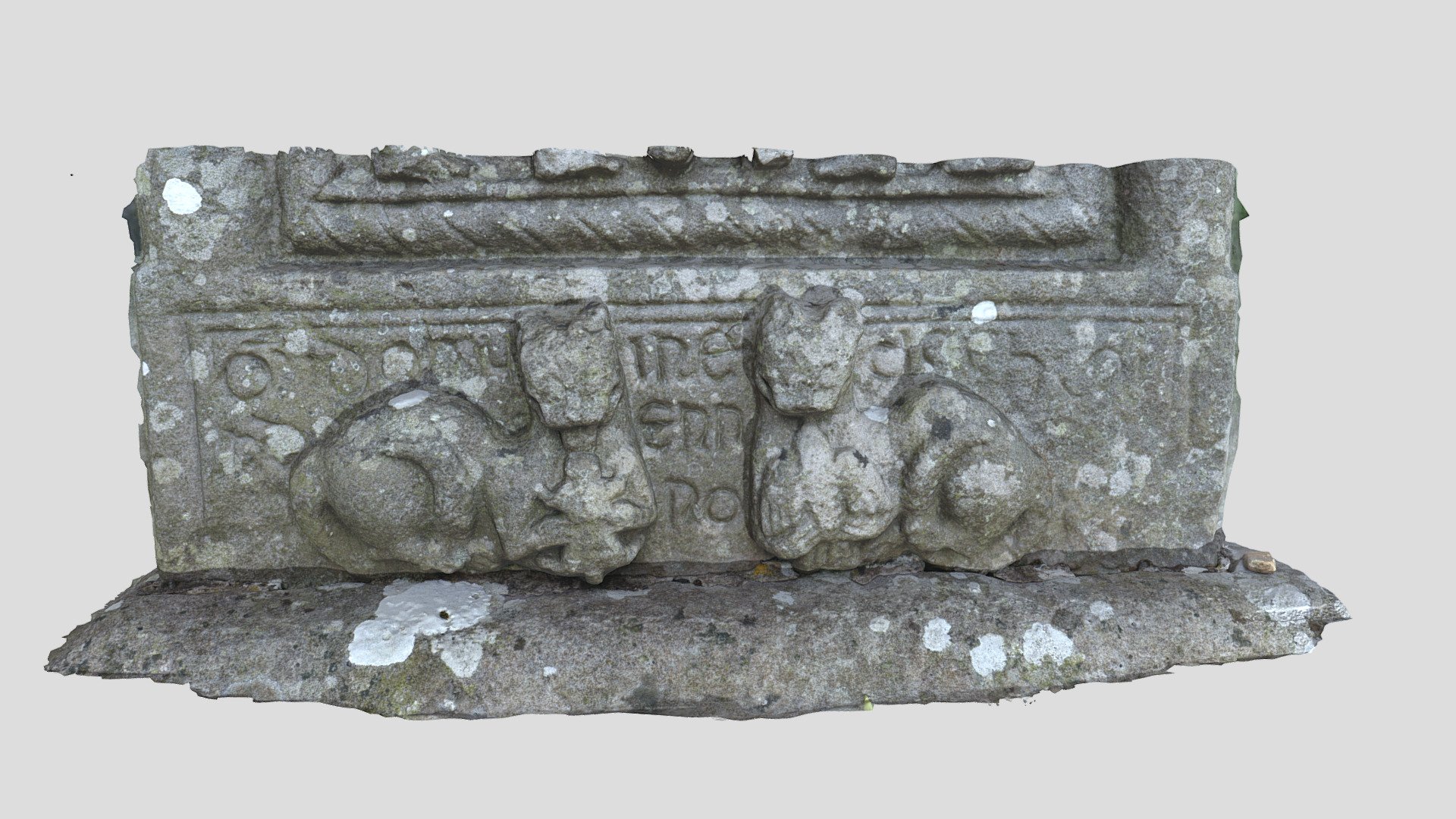 Monasterboice High Cross Inscription - 3D model by oghamin3d [835cb15 ...