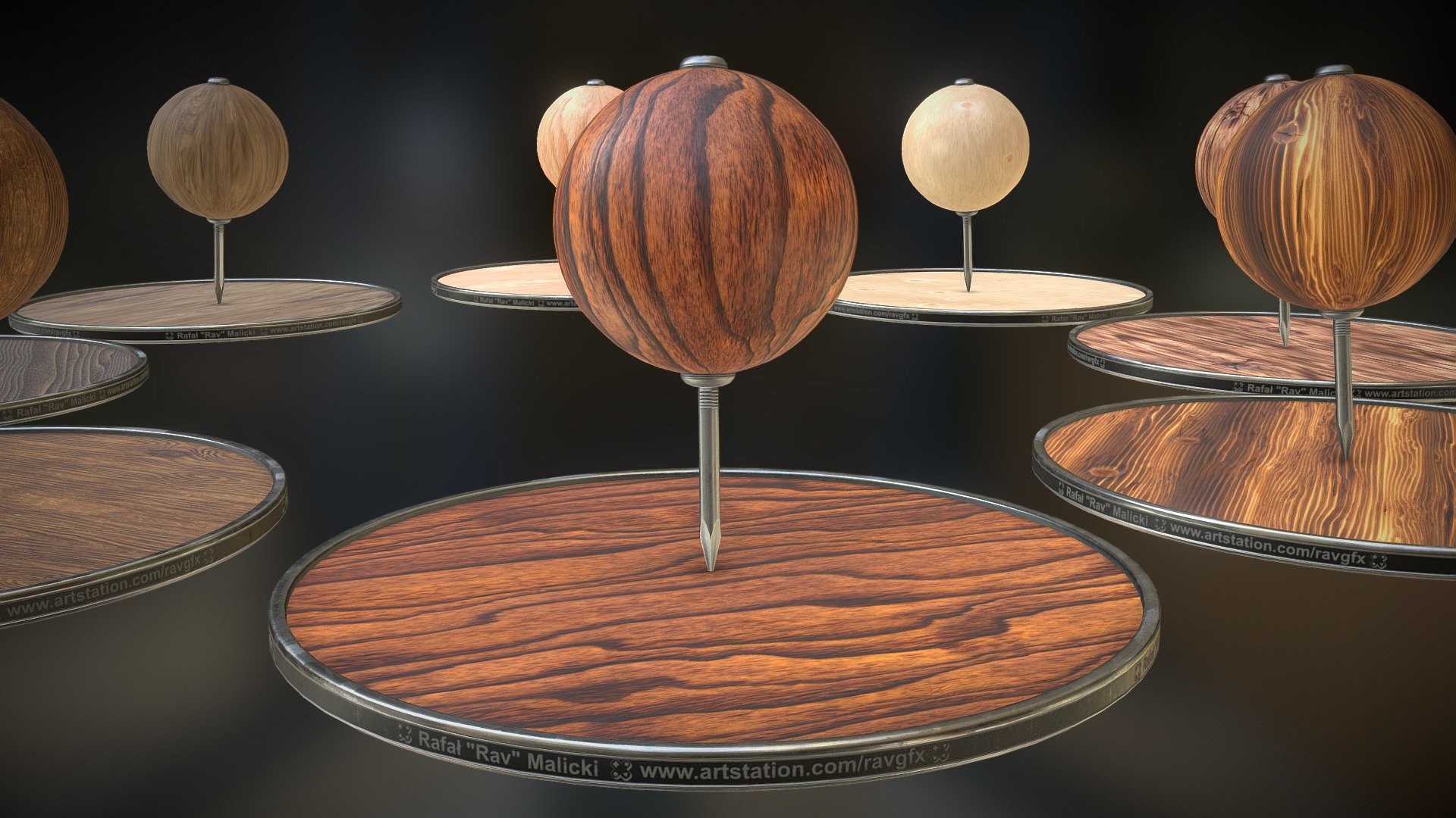 Substance Designer Solid Wood Materials Pack - 3D model by RavGFX ...