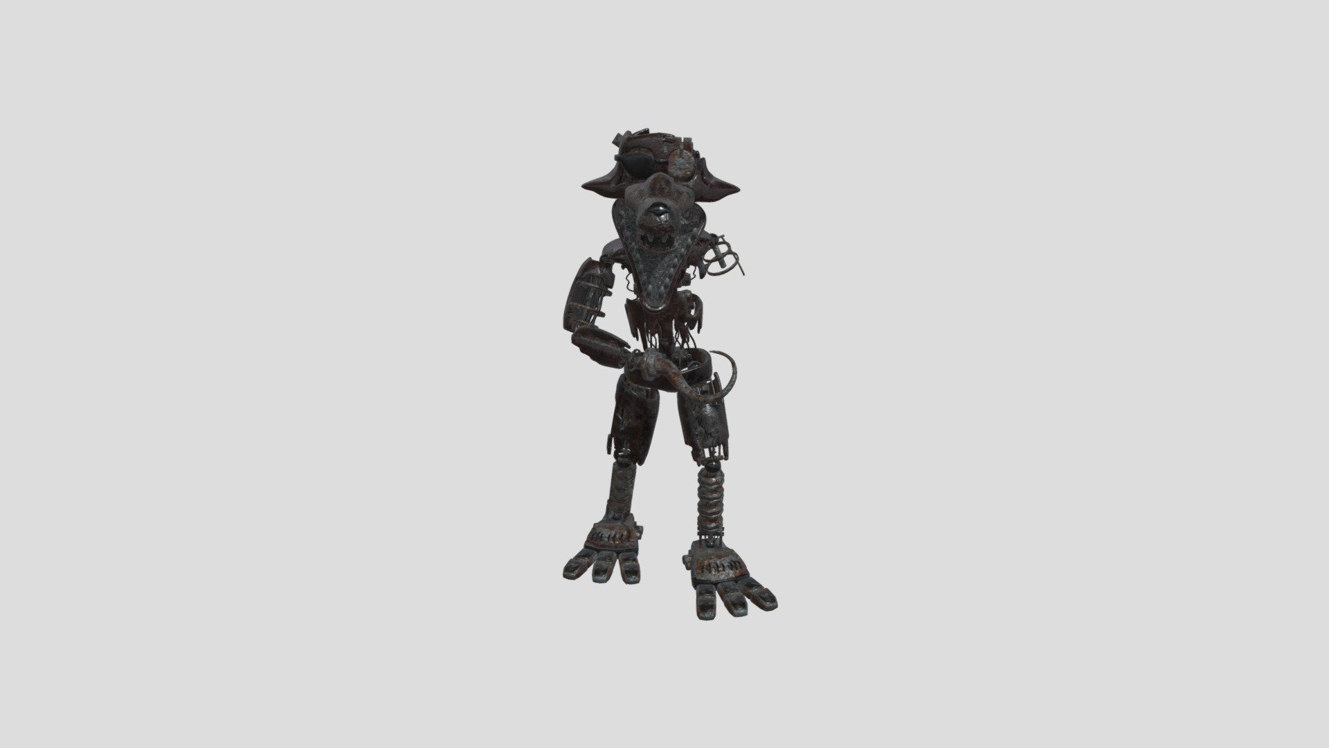 Burnt Foxy - Download Free 3D model by Limónarts3D (@Limomarts3D ...