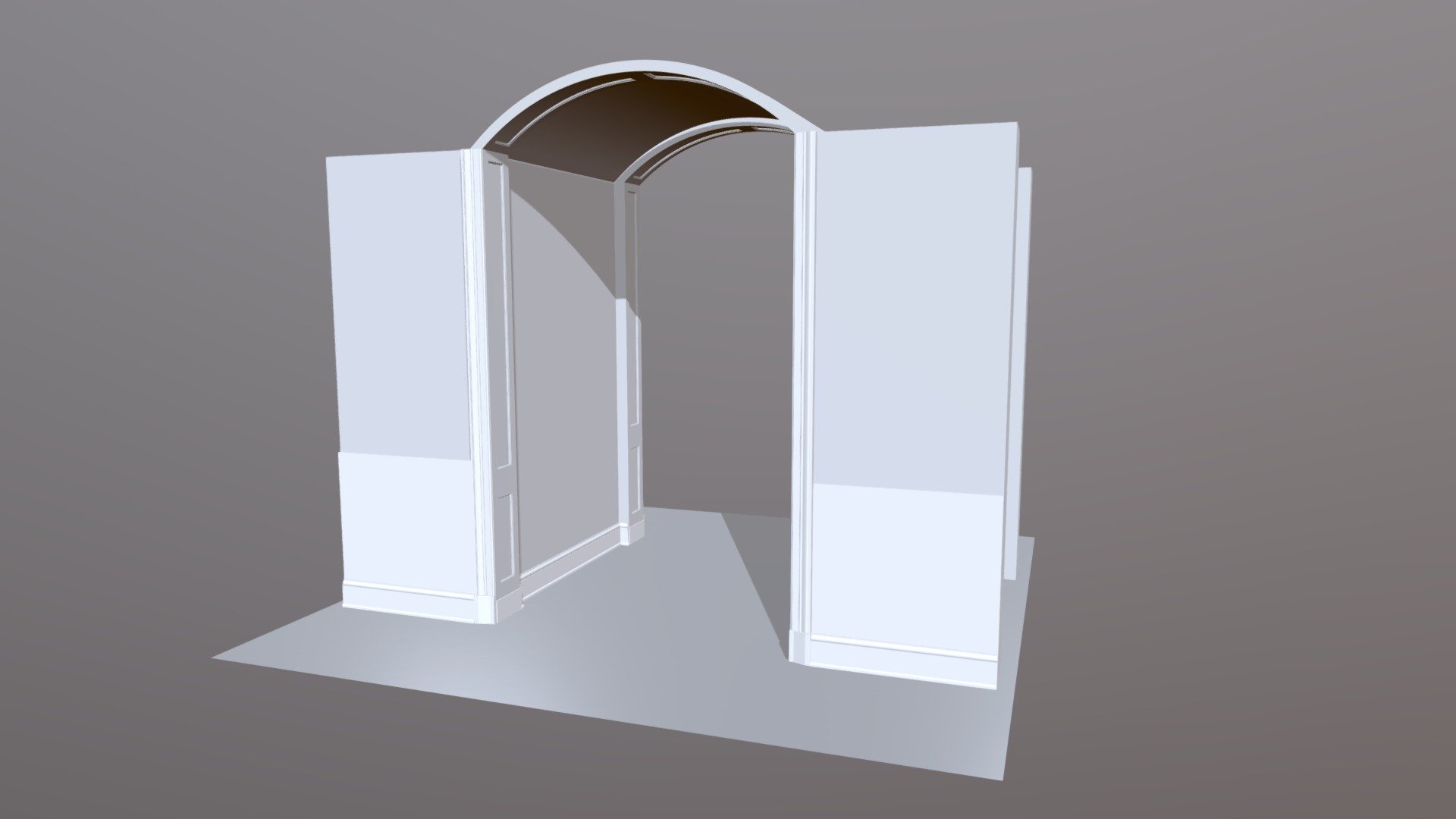 Archway with Jamb Style Trim 6 4 22 - 3D model by hannahlawler [835f02b ...