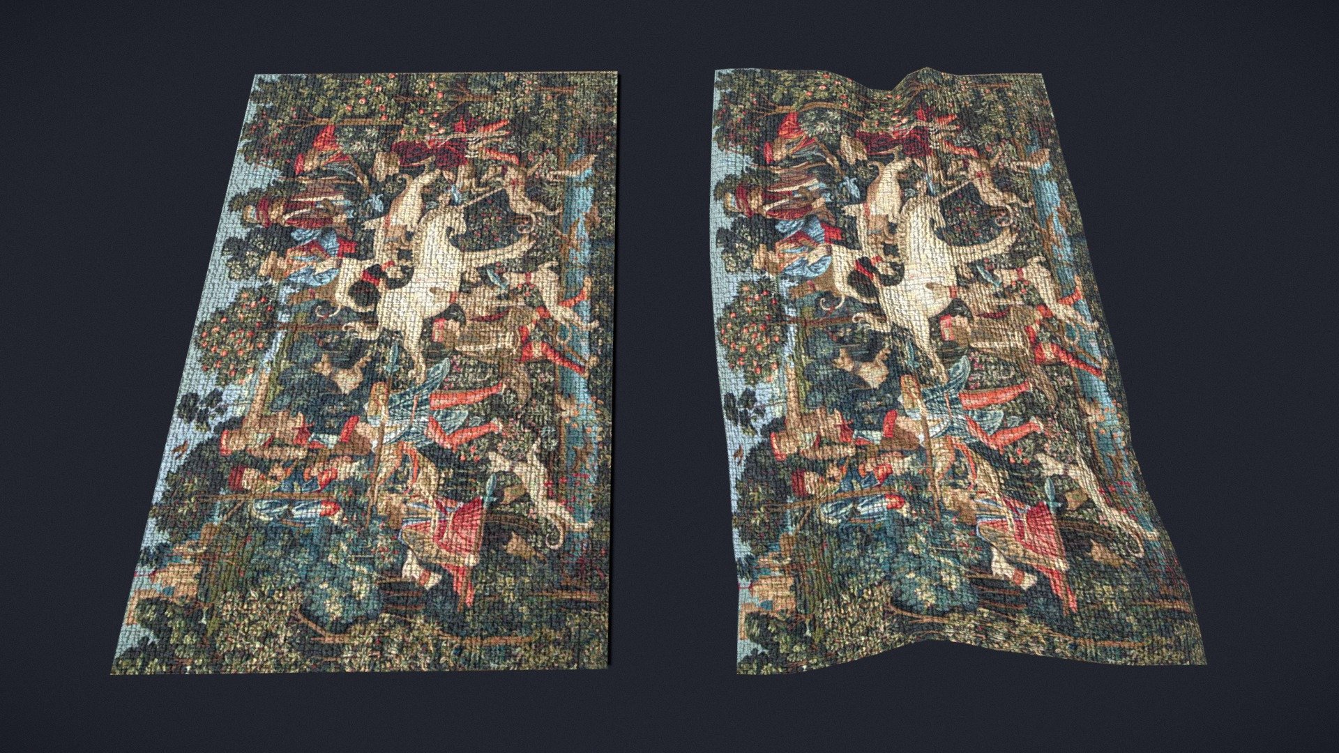 Courtyard Tapestry - Buy Royalty Free 3D model by GetDeadEntertainment ...