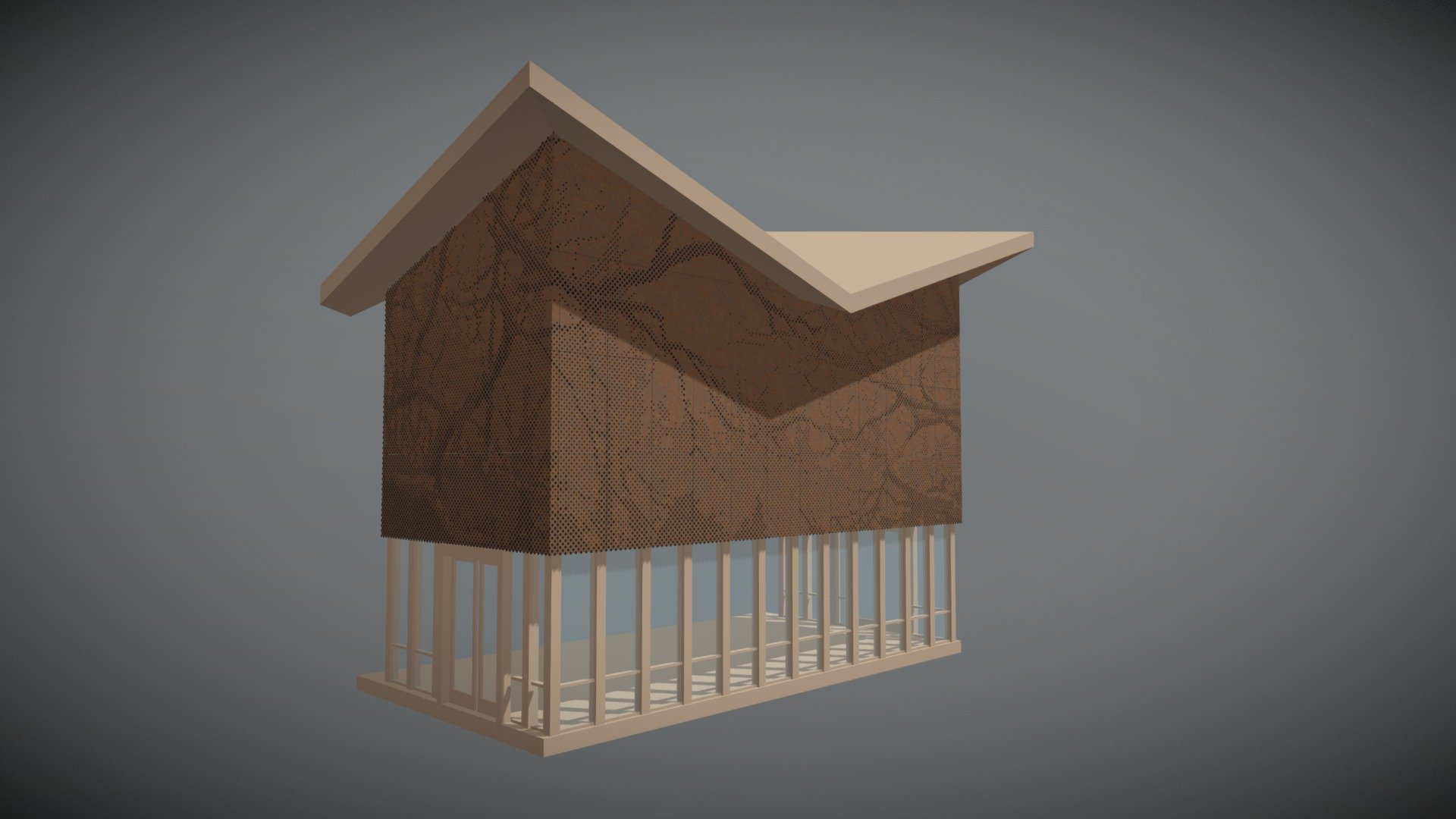 Katz Center for Jewish Learning: Forrest Pattern - 3D model by Astyl ...
