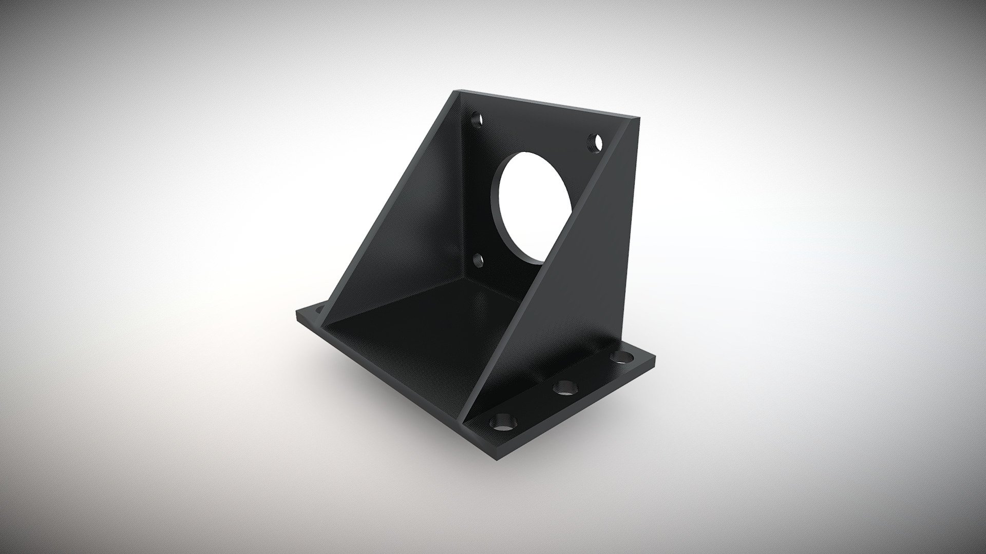NEMA17 Plastic Bracket Support L Type - Download Free 3D model by ...