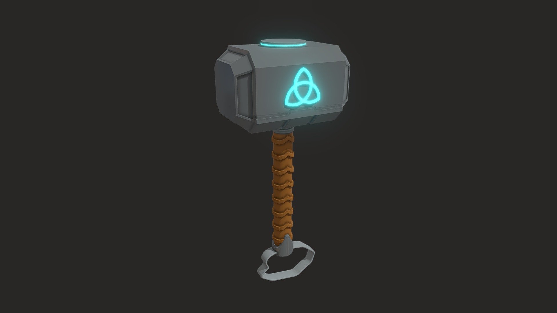 Mjolnir - Download Free 3D model by Atilla Kutluay Erdoğay (@akerdogay ...