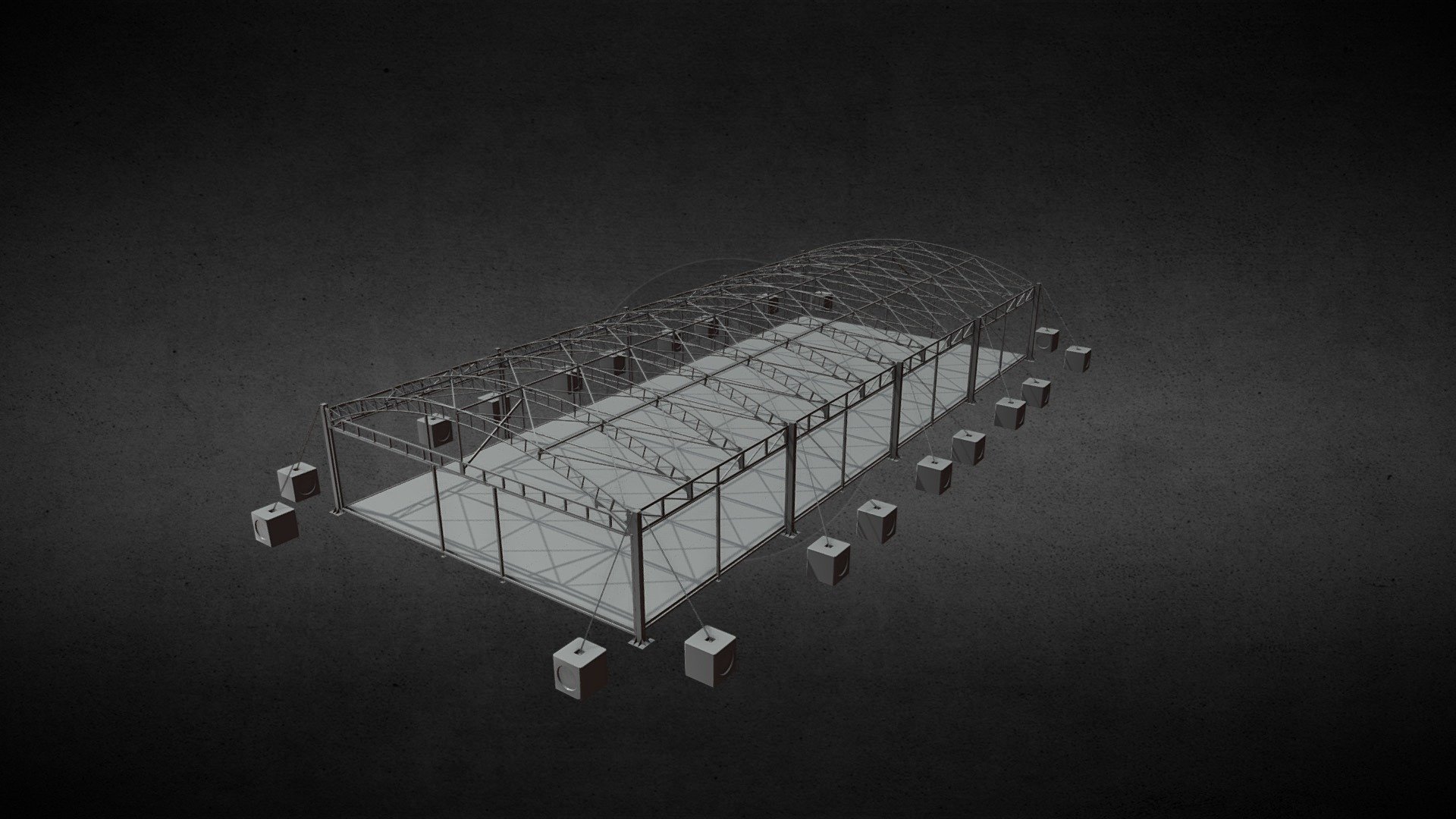 Self-assembling metal structure - 3D model by 360RSI.com [83637e1 ...