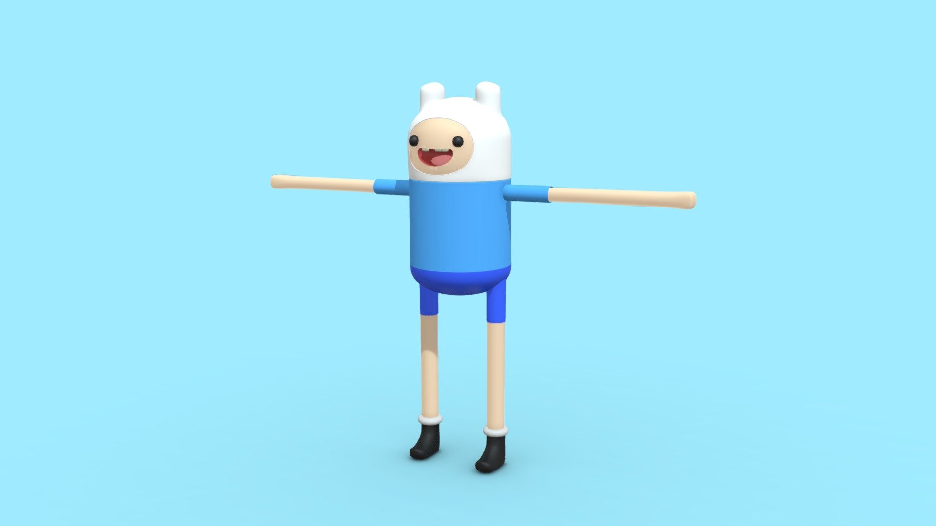 Finn the human - 3D model by OleJu [8363908] - Sketchfab