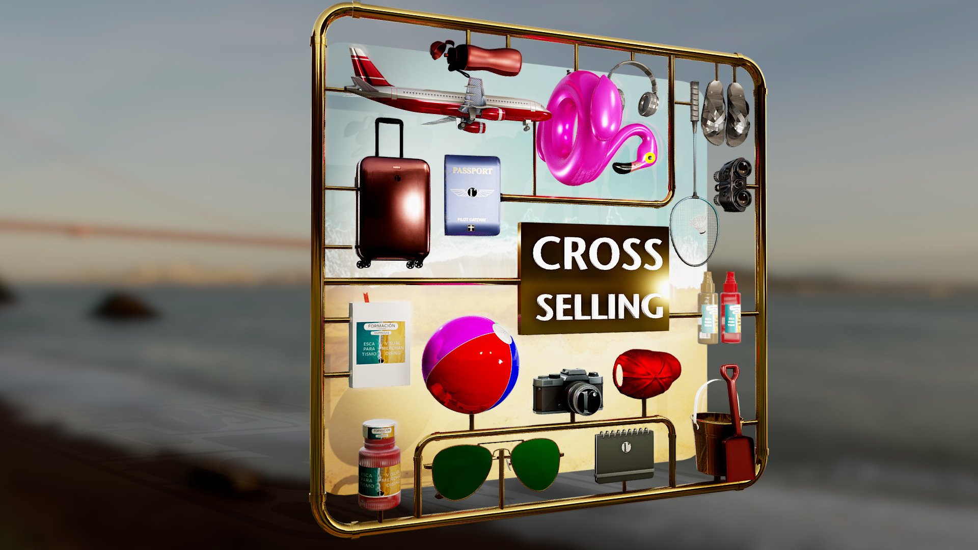 Cross selling - Visual Merchandising (summer) - Download Free 3D model ...