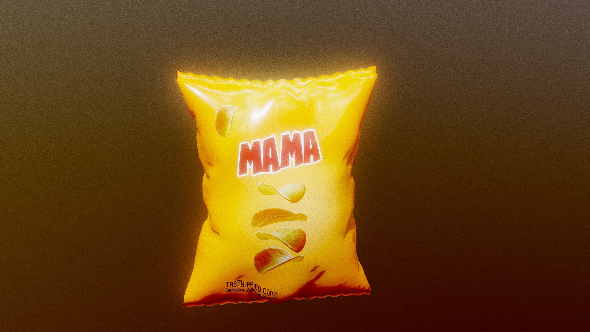 Potato Chips 3d model - 3D model by Trimatric [836664f] - Sketchfab