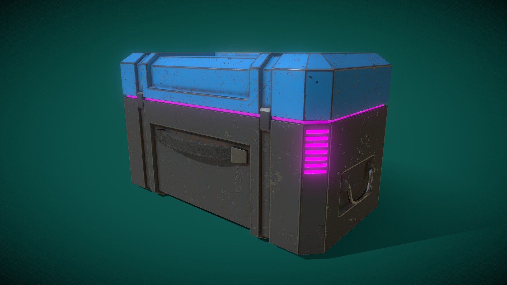 Sci-Fi Crate - Download Free 3D model by Darren McNerney 3D ...
