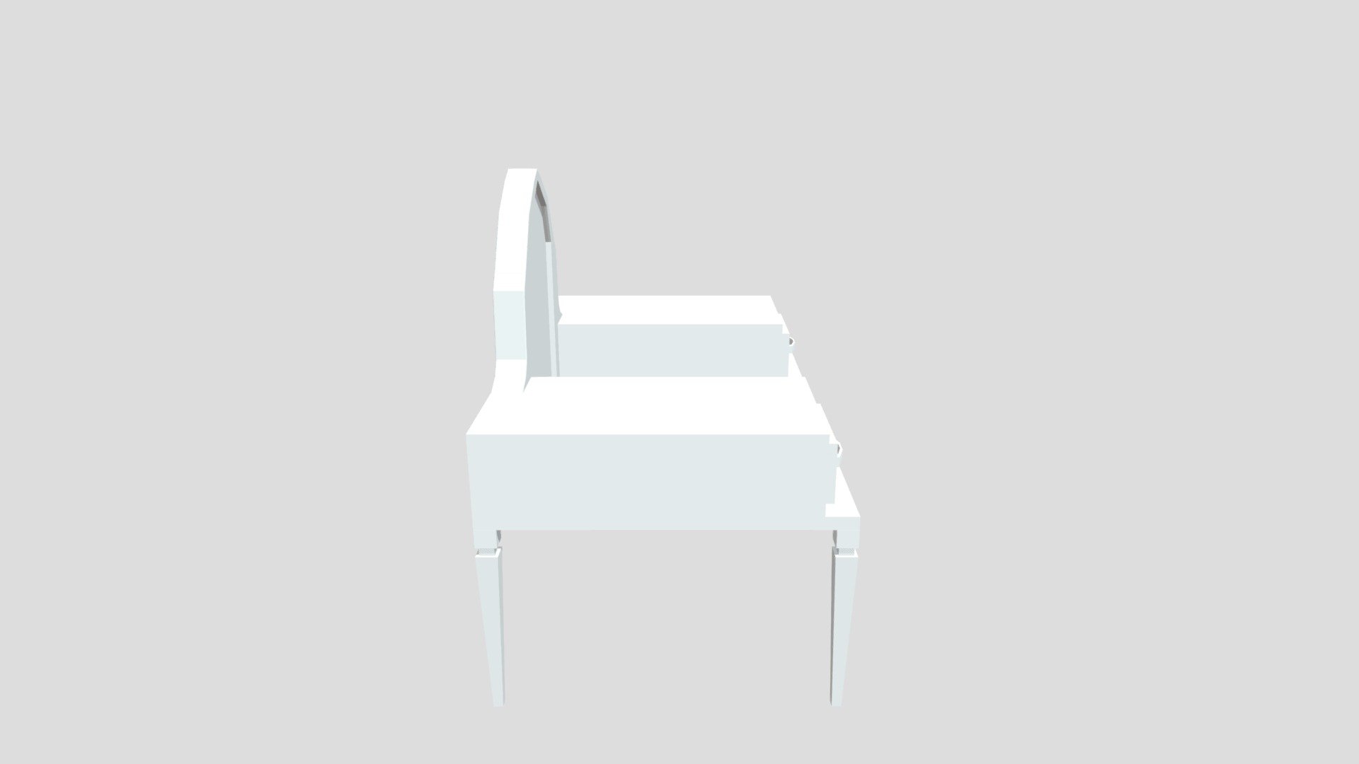 Table with mirror - Download Free 3D model by PatrikSama [8368eec ...