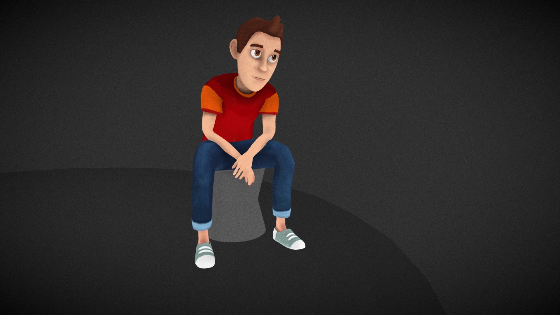 Casual mobile game character - Download Free 3D model by Gara ...