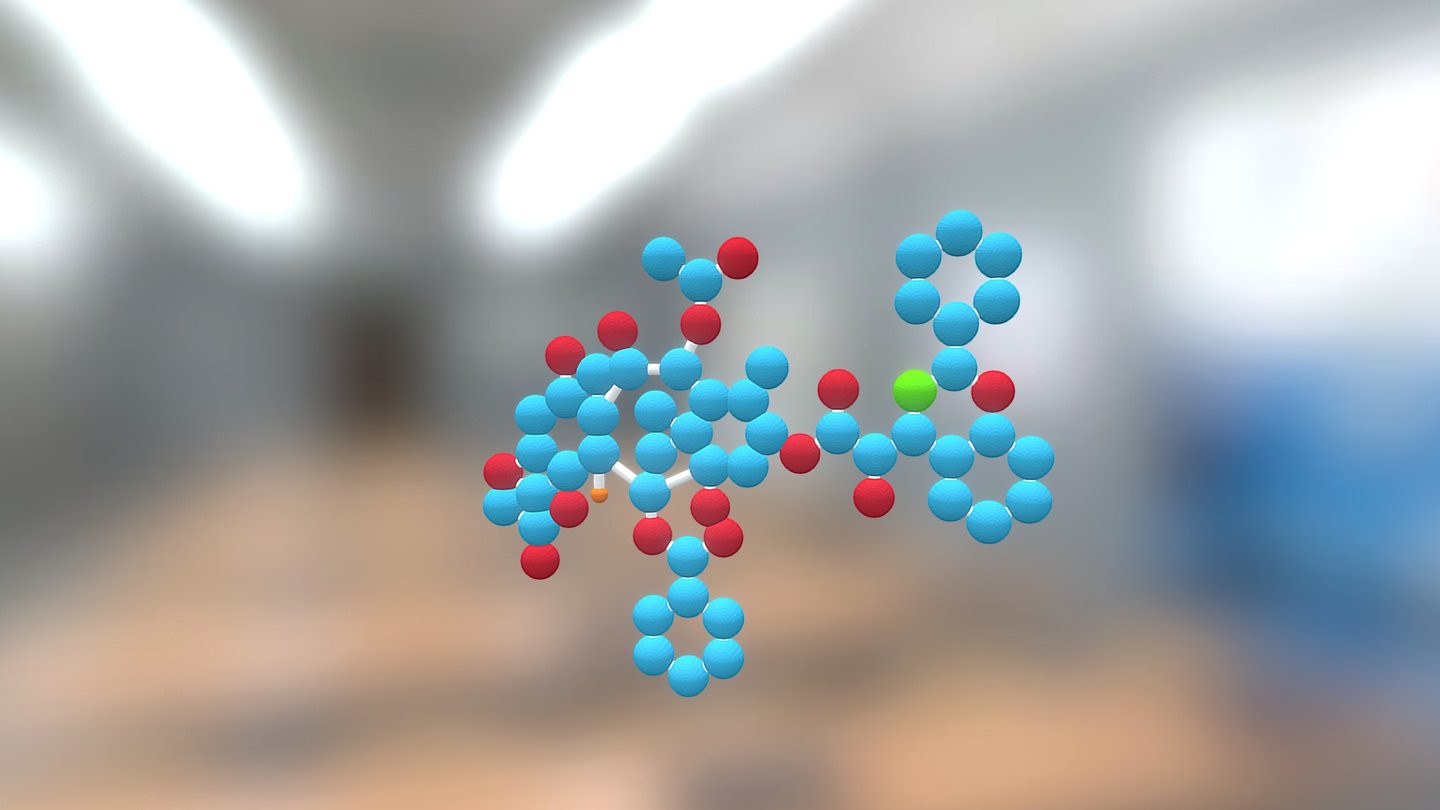 Taxol Molecular Structure - 3D model by cgw4455 [8369d9d] - Sketchfab