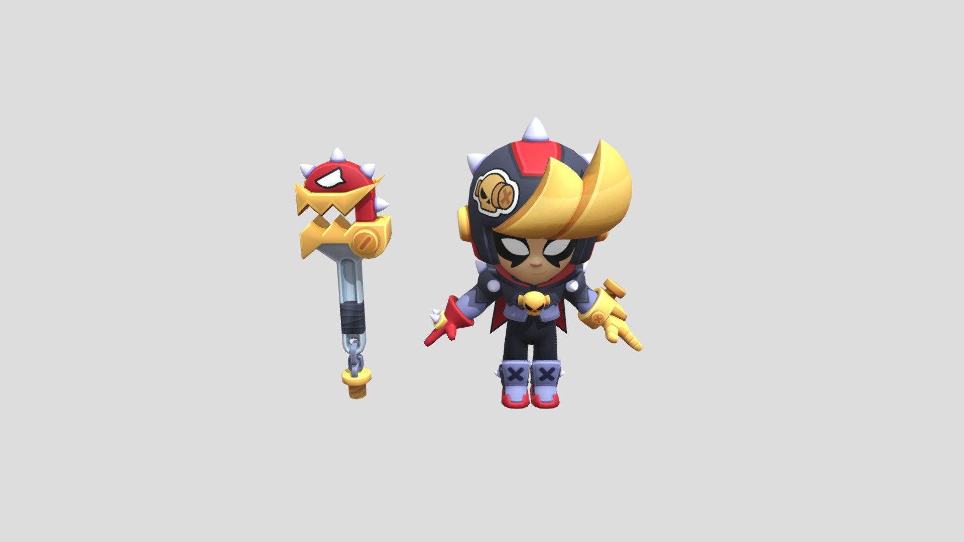 Bibi-brawl-stars-justice-smasher-skin - Download Free 3D model by ...