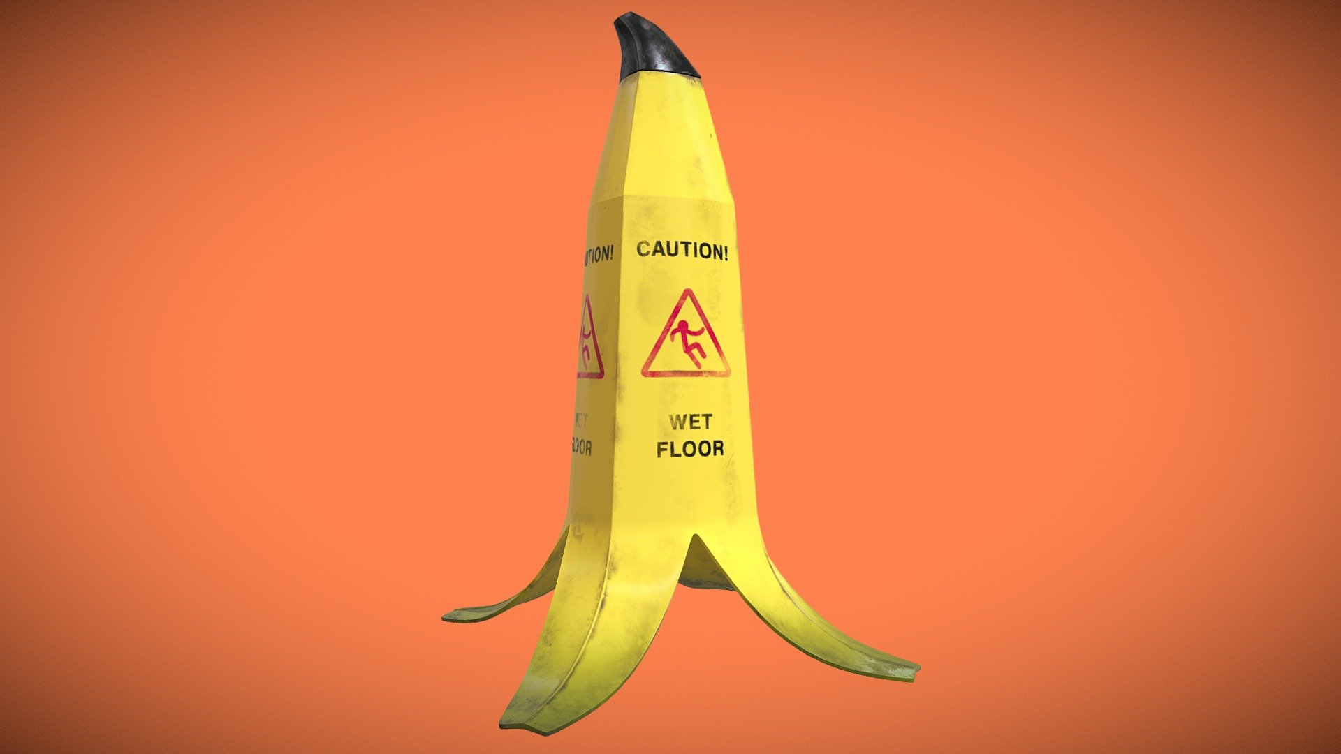 The Banana Cone - 3D model by sazberryftw [836aa58] - Sketchfab