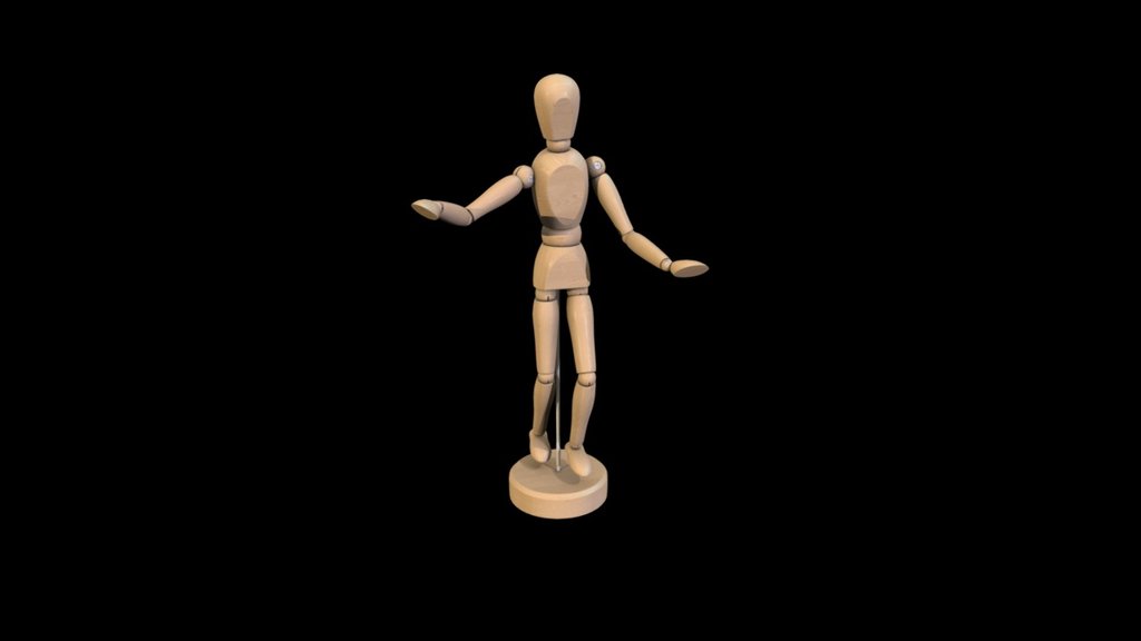 Wood Maniqui - 3D model by hugomatilde [836ce19] - Sketchfab