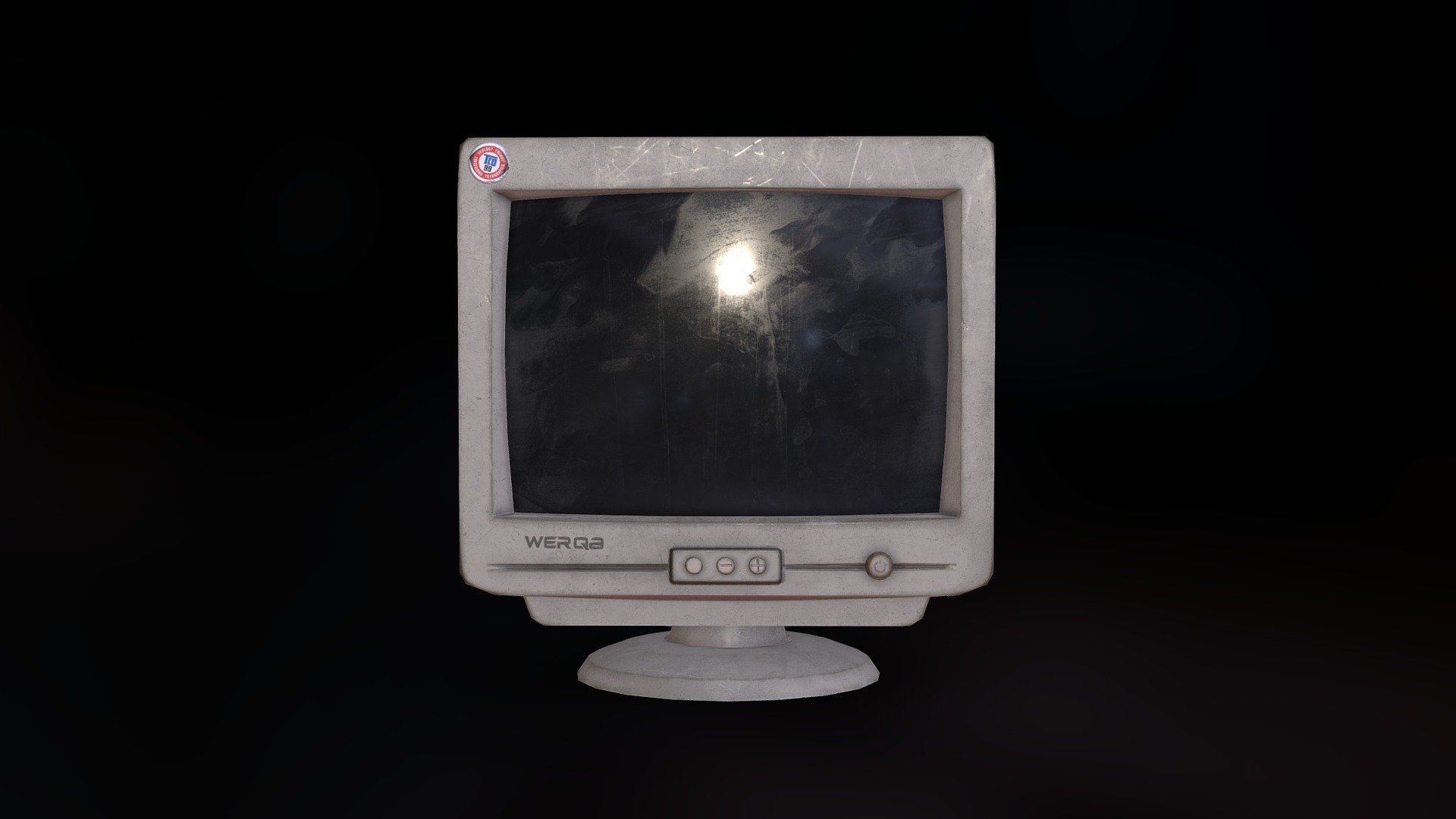 CRT Monitor - Low Poly & Game-Ready - 3D model by Werqa [836d354 ...