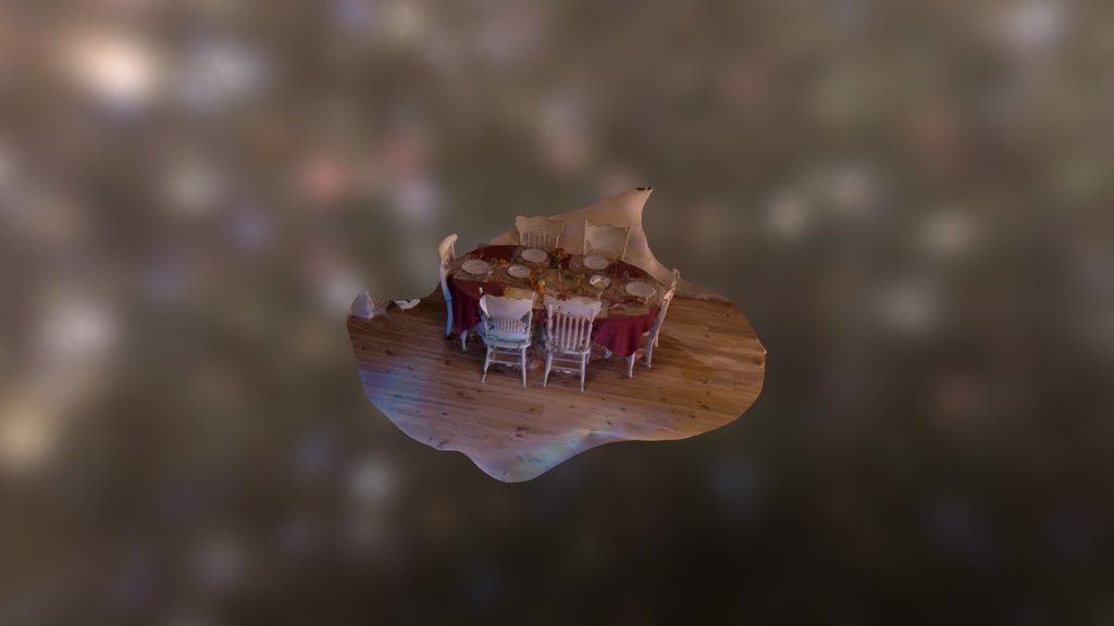 Thanksgiving Table - 3D model by HoneyPoint3D (@nkloski) [836d3d4 ...