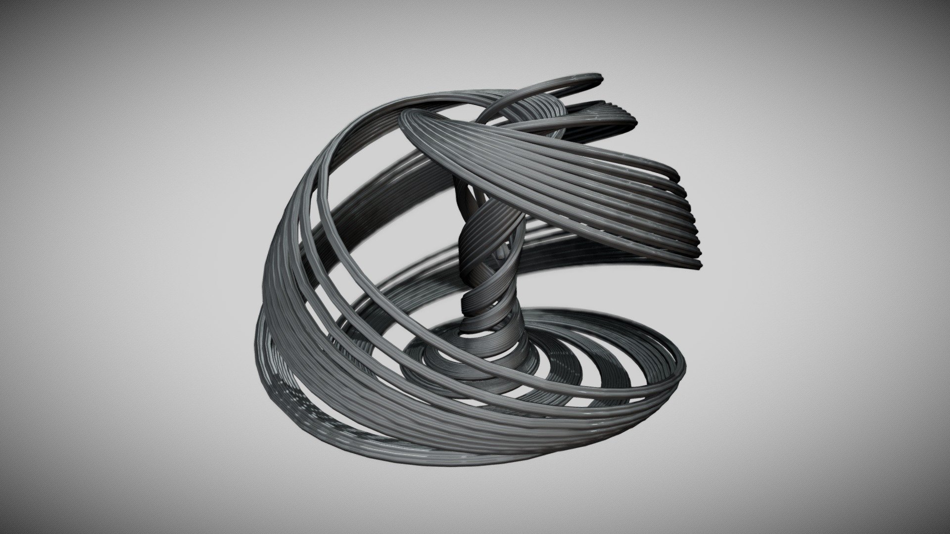 Strange Attractor : Aizawa 1 - Download Free 3D model by Aiekick [836d898] - Sketchfab