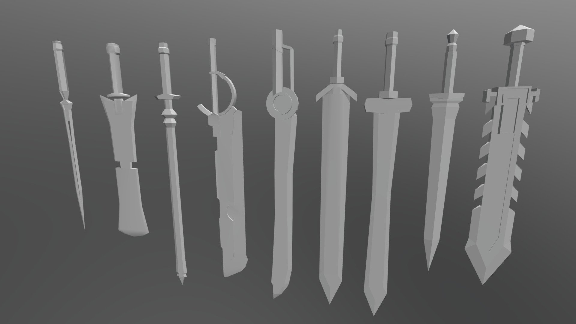 swords - 3D model by Katy.K [837429b] - Sketchfab