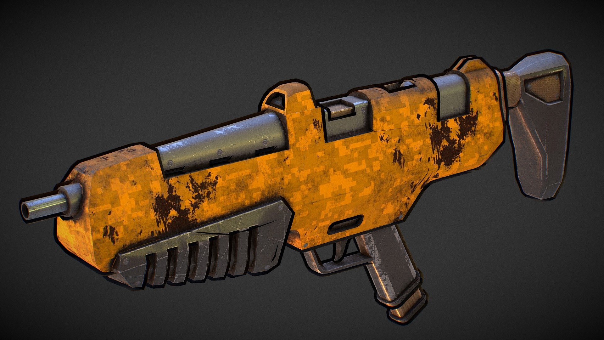 Quake2 Machinegan Cellshade test - 3D model by soulmarine [83752f1 ...