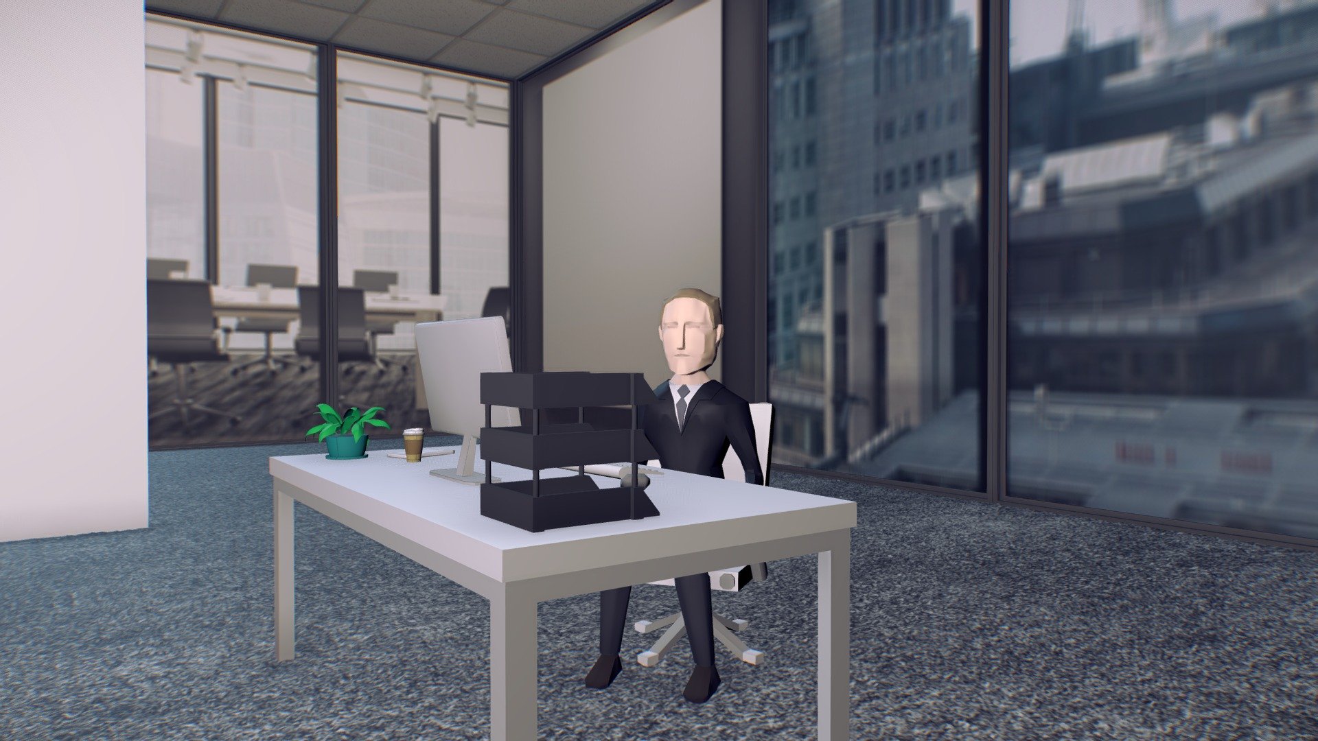 Office 2 - 3D model by ybctv [8376e1e] - Sketchfab