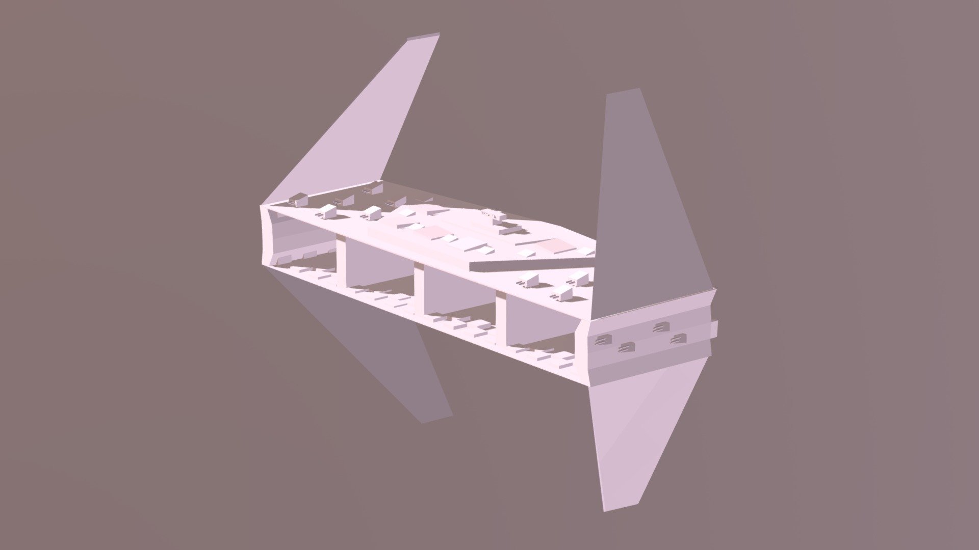TIE Carrier (Fan-made Star Wars ship) - Download Free 3D model by Kuat ...