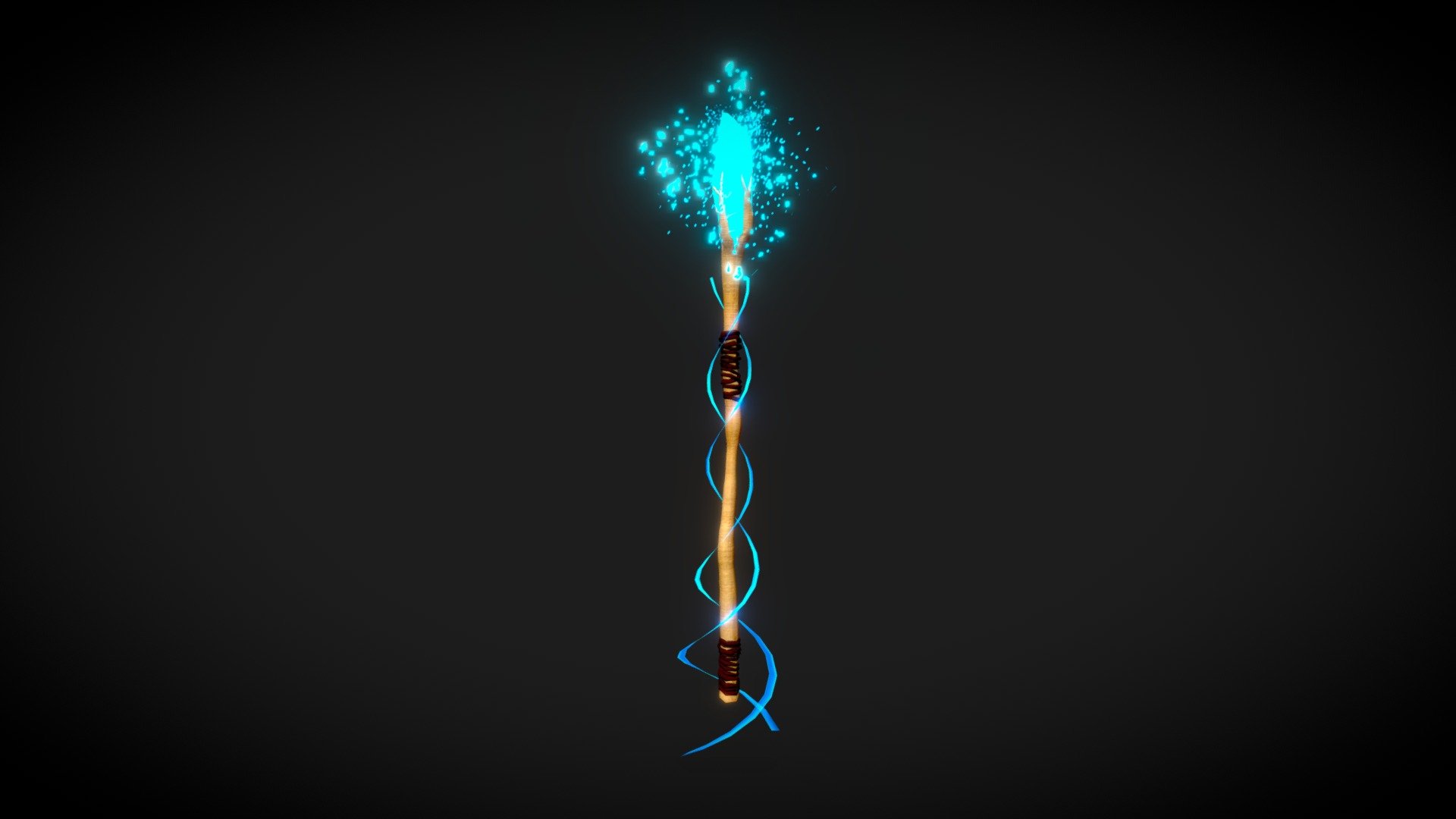 Magic scepter - Buy Royalty Free 3D model by ArtAitor [837d4a0 ...