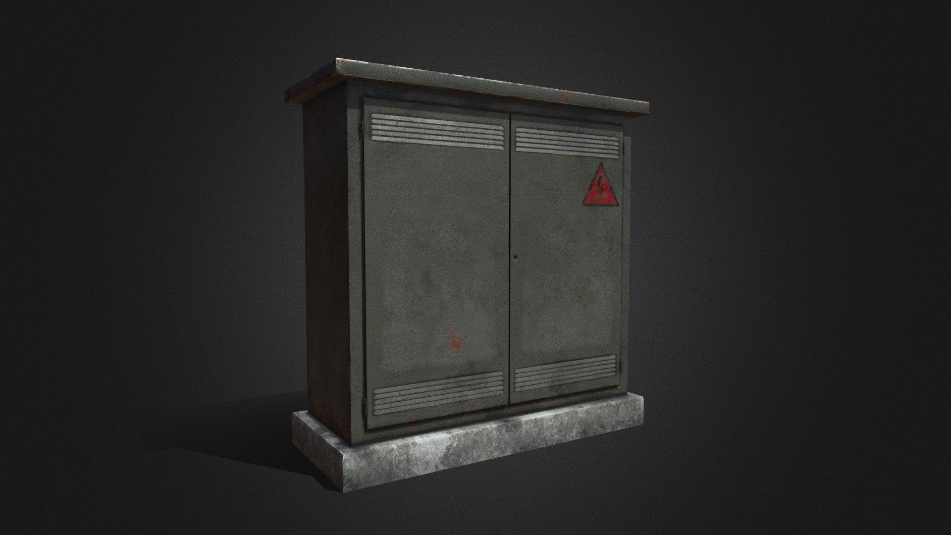 Electric Box Street game ready prop - Buy Royalty Free 3D model by ...