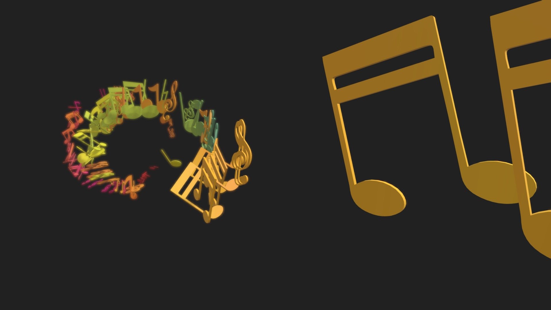musical notes effect (2) - Download Free 3D model by vicente betoret ...