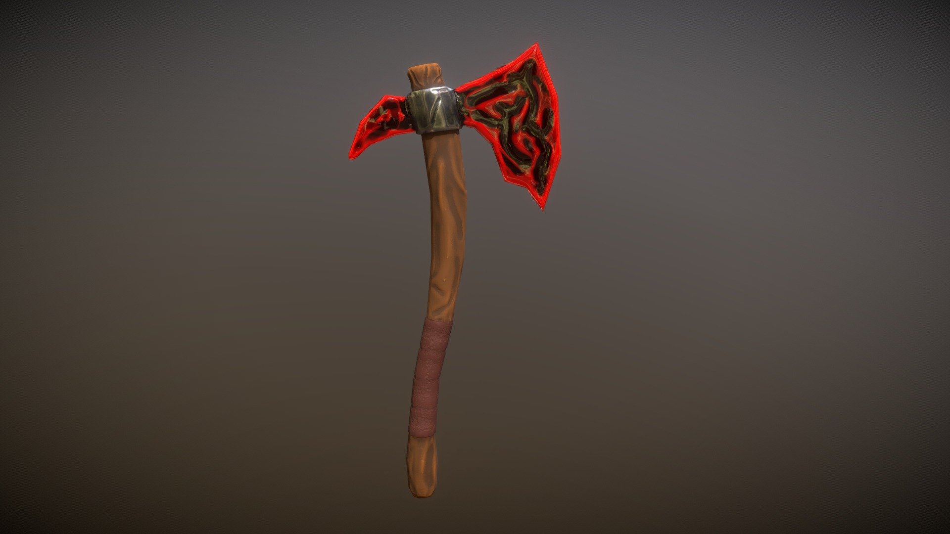 Fantasy Obsidian Axe - 3D model by DimLitStudio [838162c] - Sketchfab