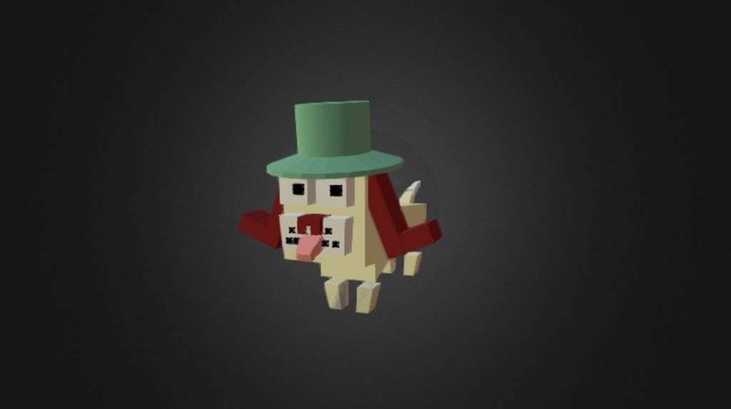 Cube Dog - 3D model by lily.wang [83824a0] - Sketchfab