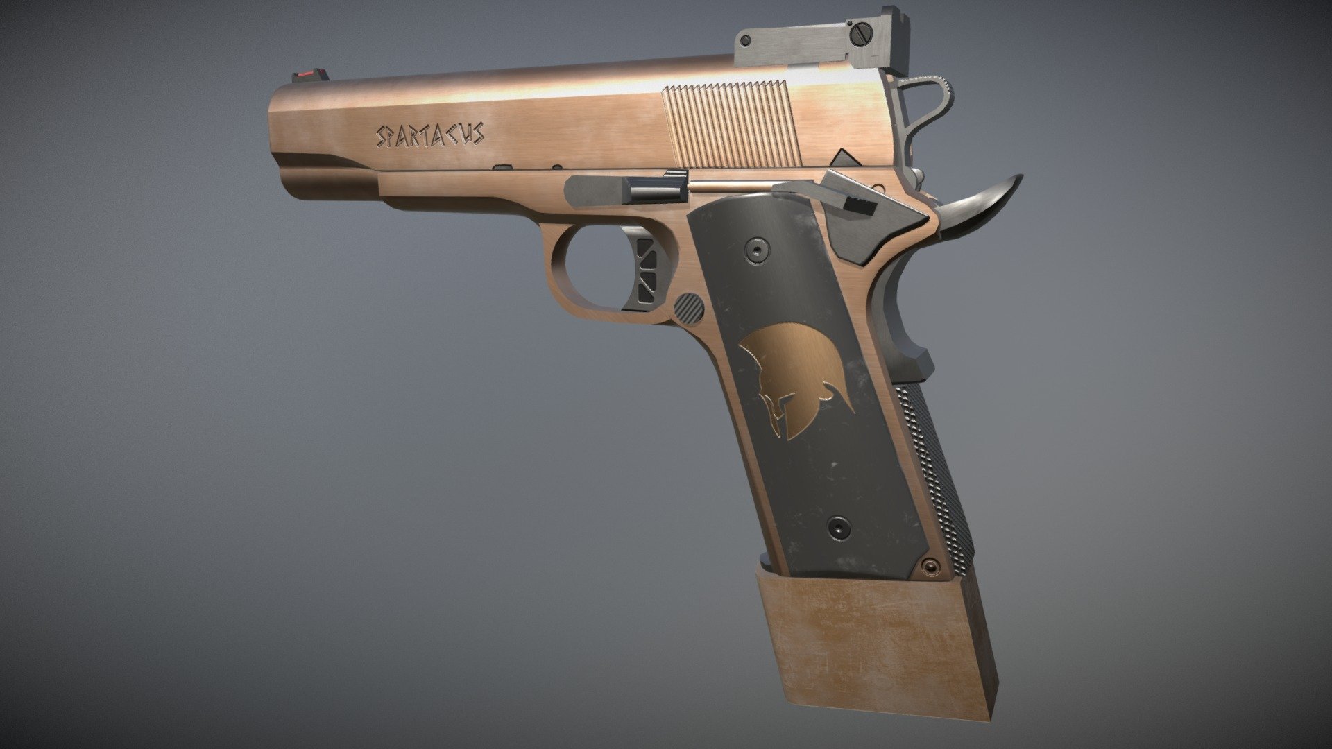 1911 spartacus .. game ready - 3D model by musaab (@musaab.alazawi ...