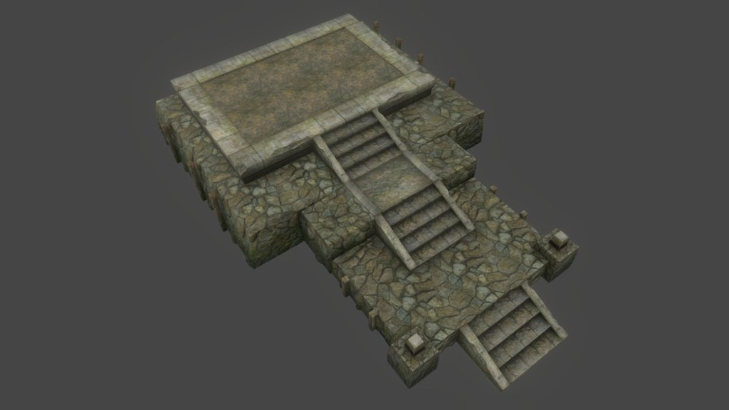 Stone Altar - 3D model by PinkCloud Studio (@pinkcloudstudio) [838758a ...