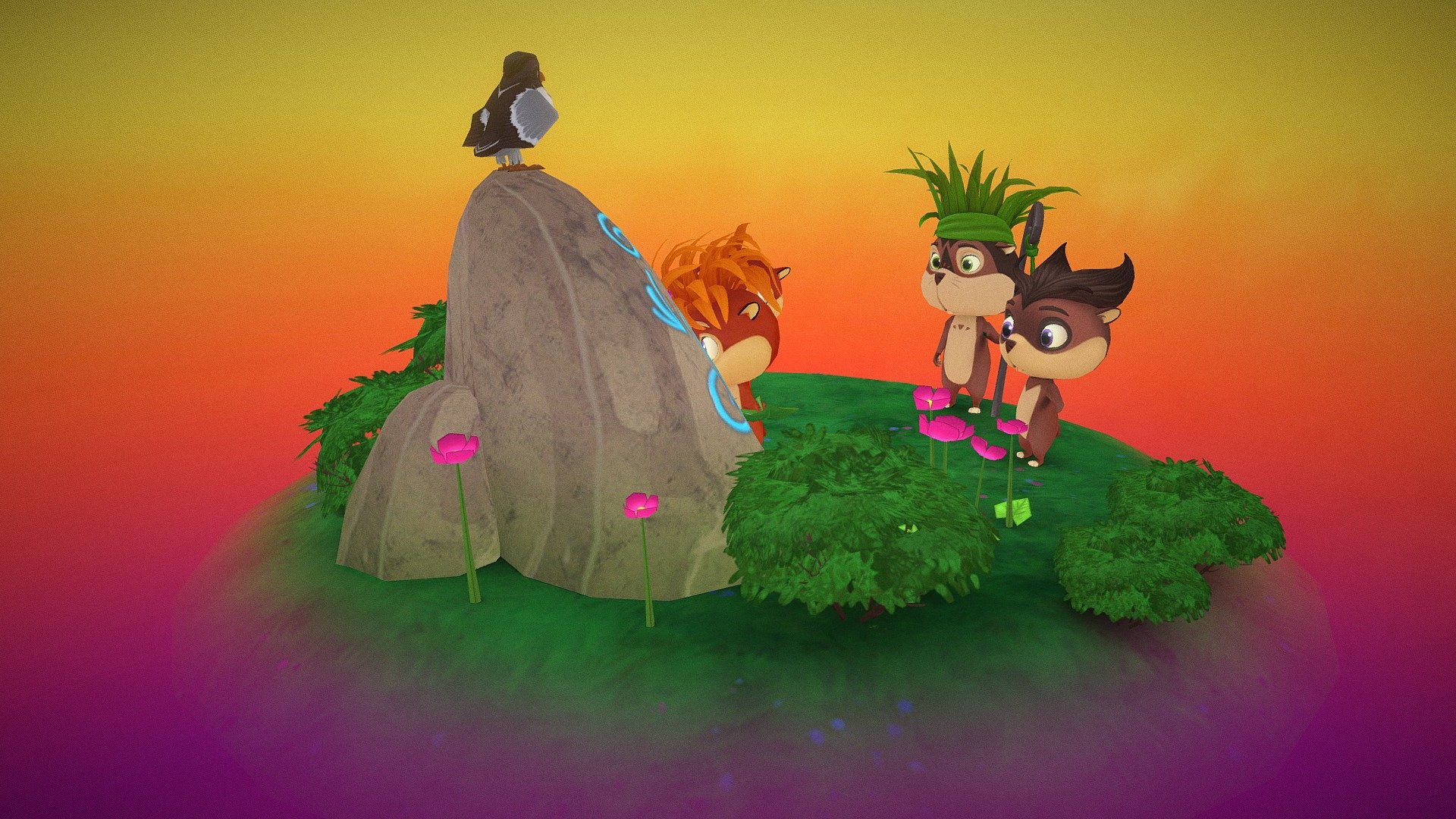 Leo and Tig: Forest Adventures - scene 3 - 3D model by bestgamekits ...