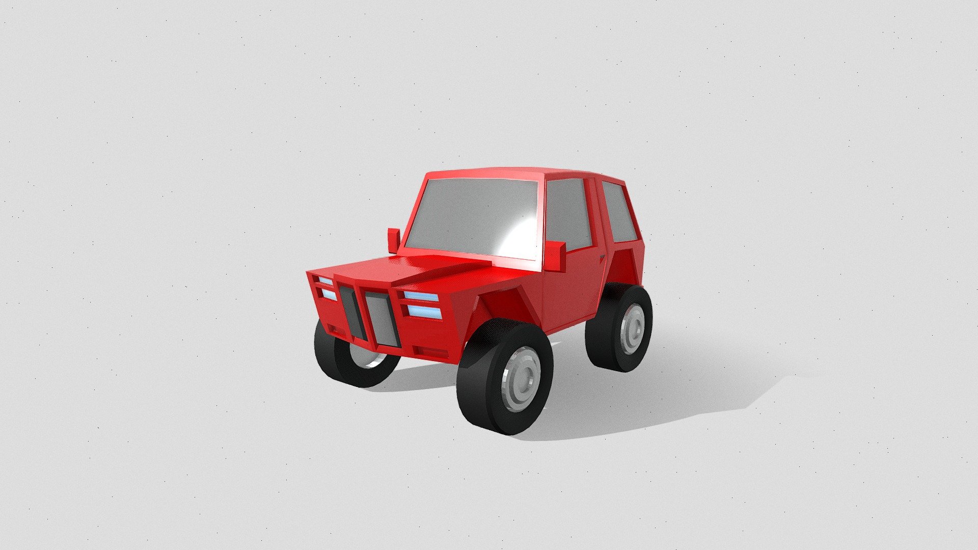 Low Polly Car - 3D model by CG RAMEZ (@cgramez) [8387fd6] - Sketchfab